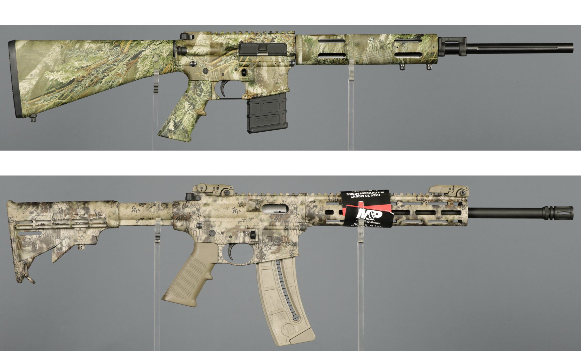 Two AR-15 Pattern Semi-Automatic Rifles | Rock Island Auction