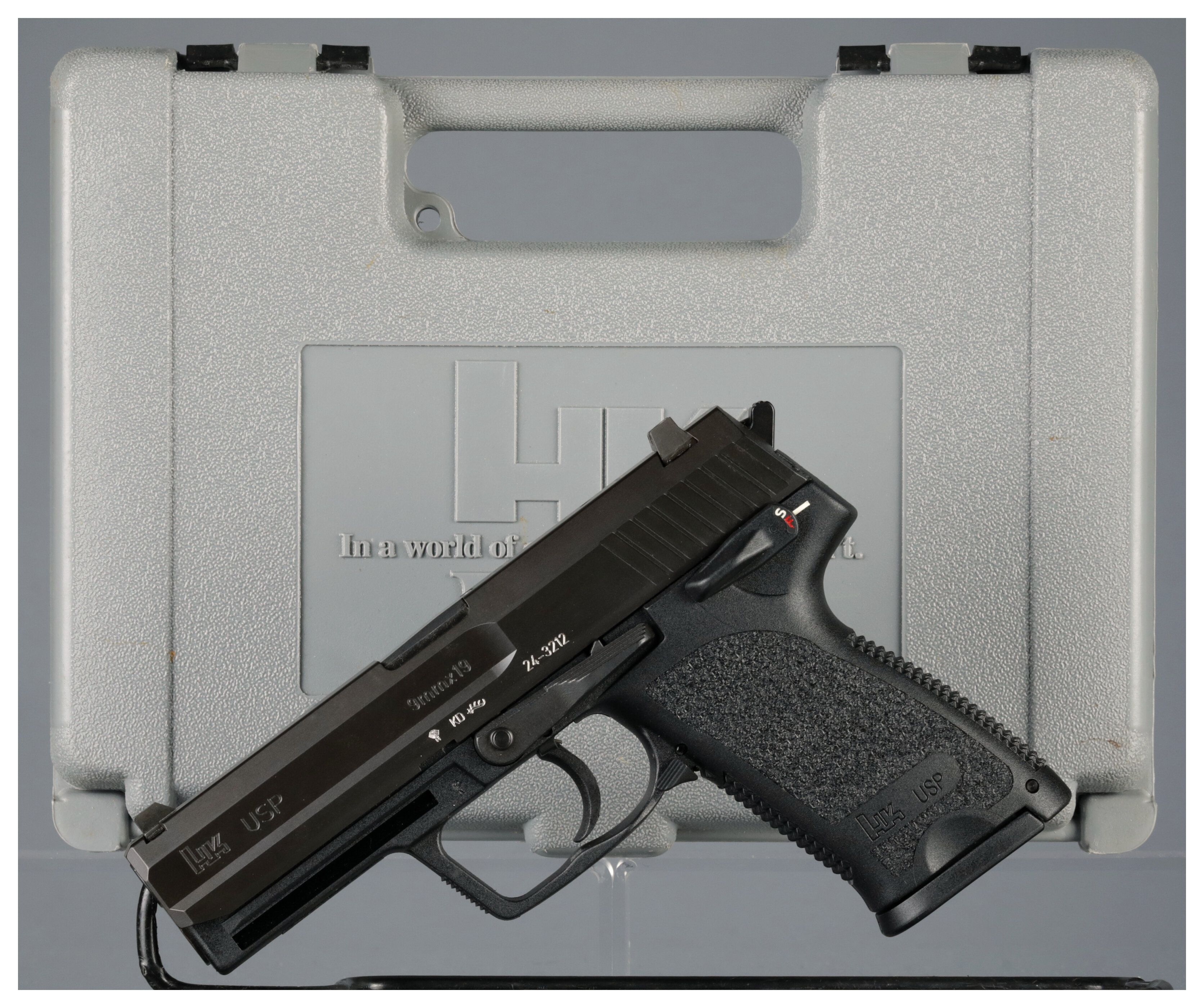 Heckler And Koch Usp Semi Automatic Pistol With Case Rock Island Auction