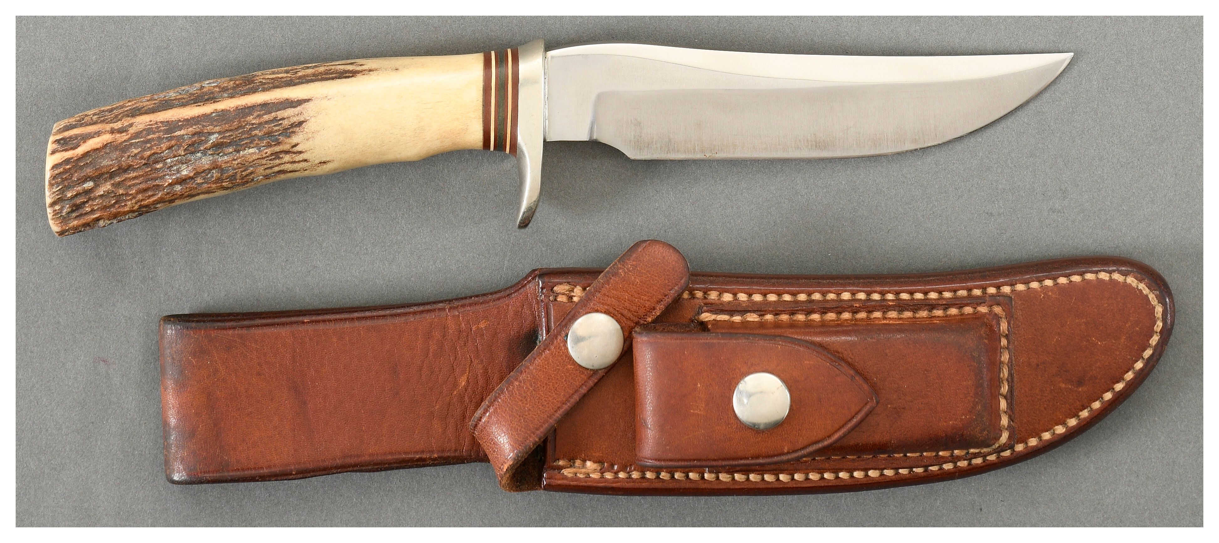 Randall Model 3 Hunter Knife with Sheath | Rock Island Auction