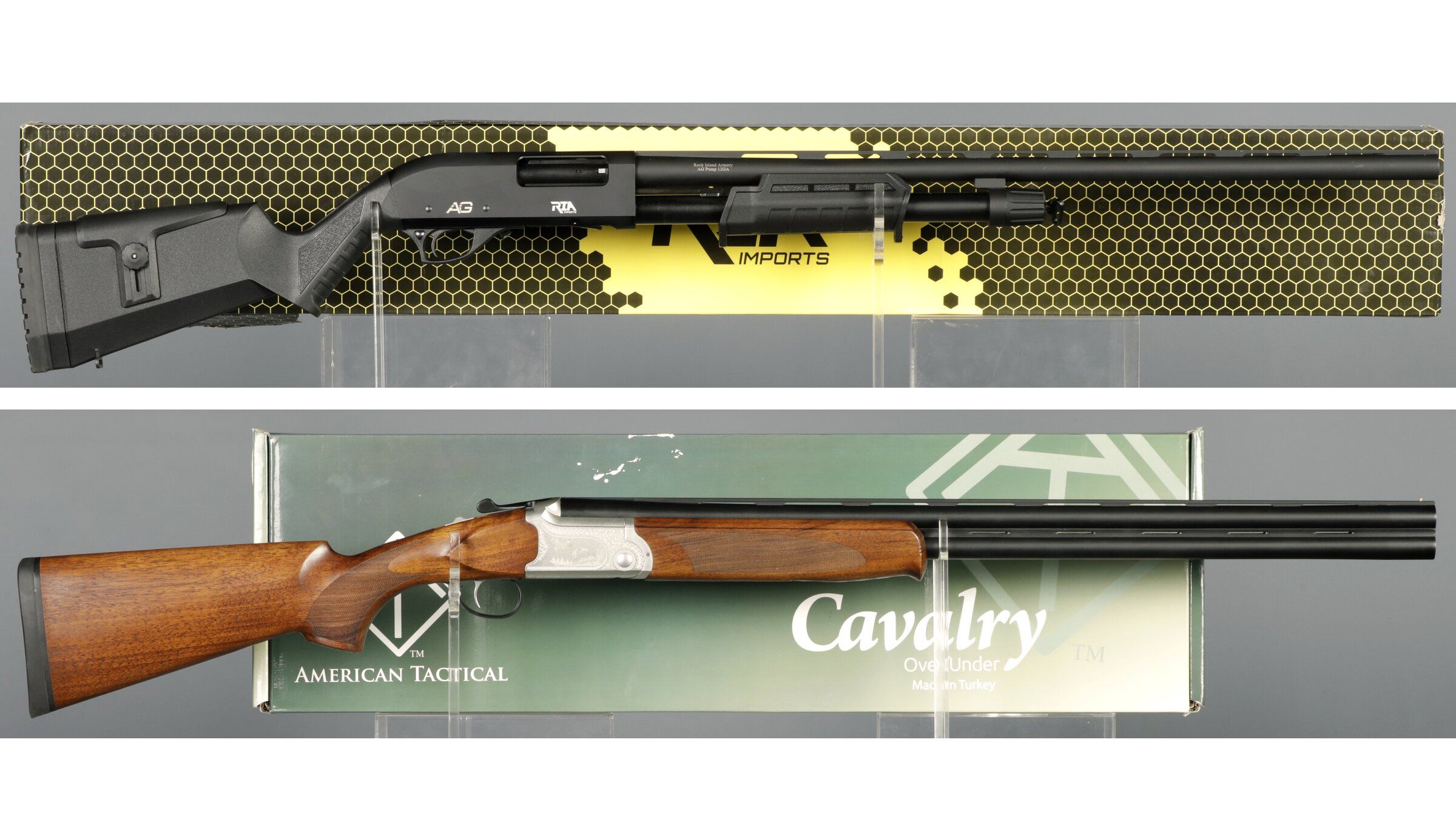 Two Shotguns with Boxes | Rock Island Auction