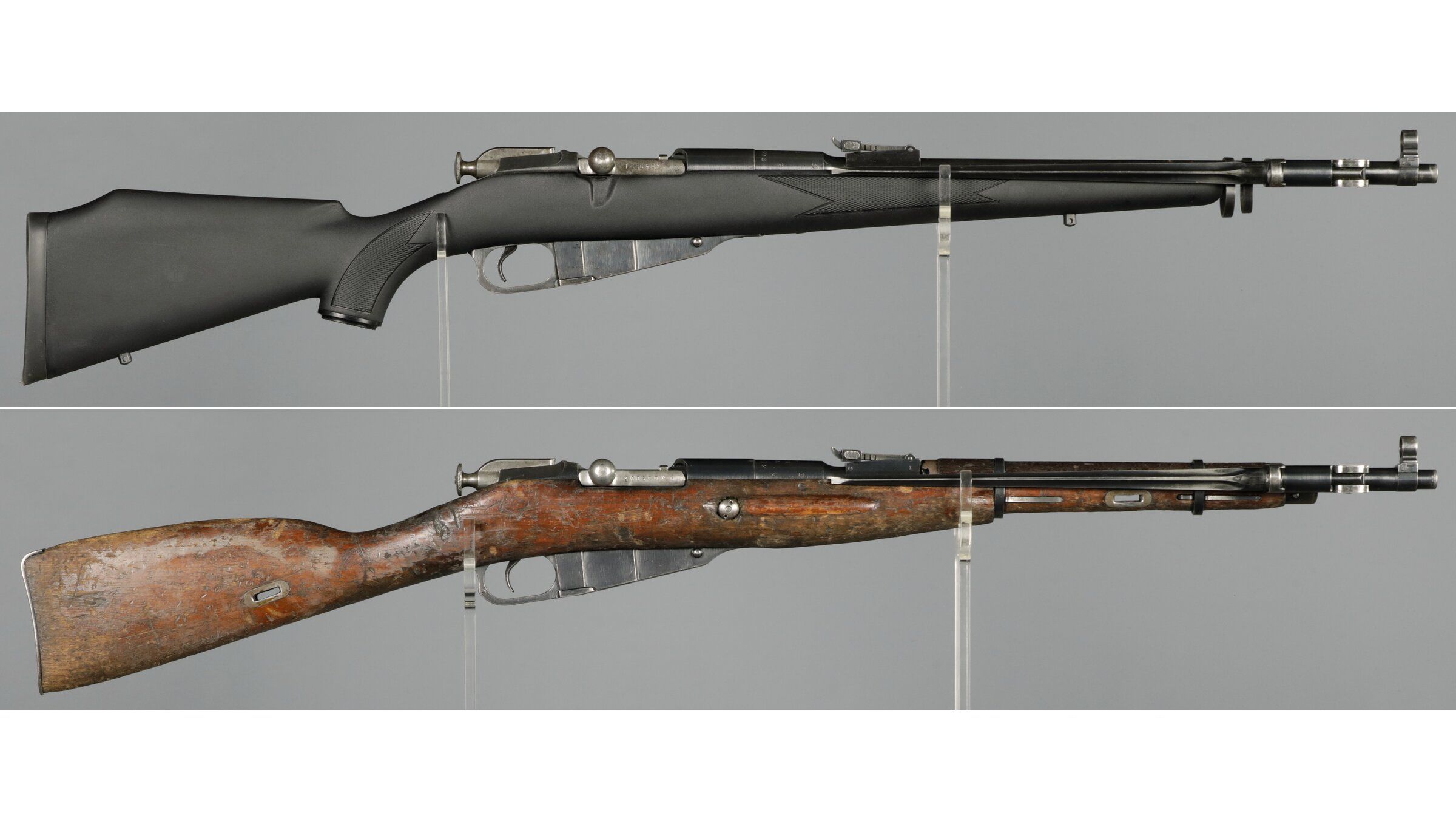 Two Chinese Type 53 Bolt Action Carbines with Bayonets | Rock Island ...