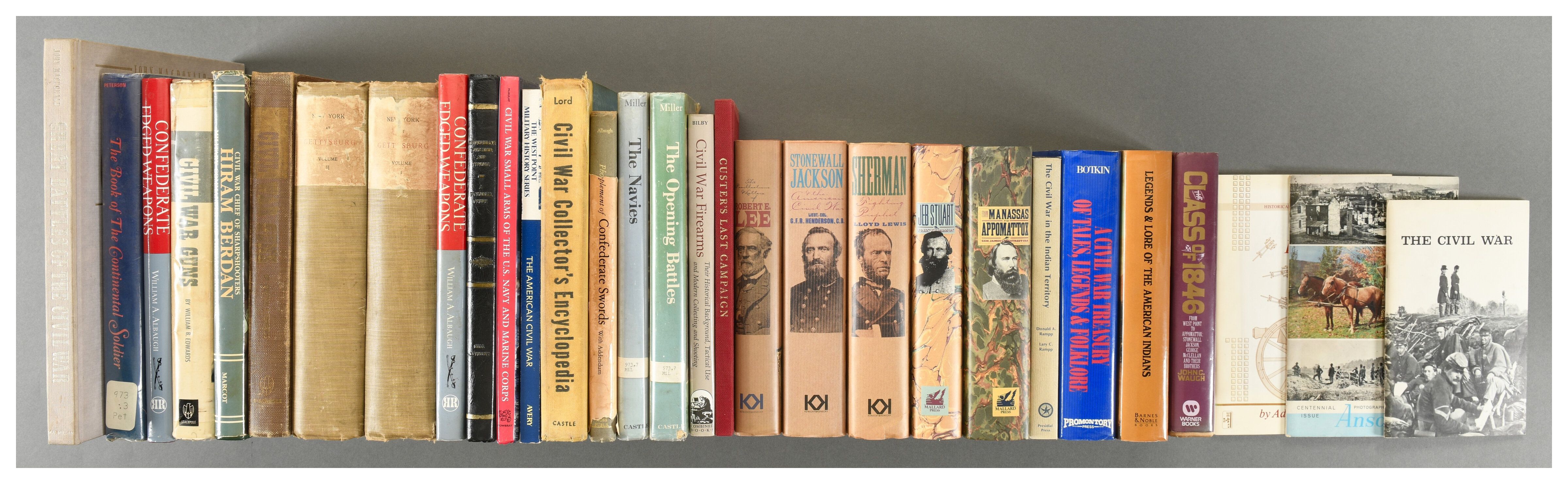 Large Group of American Civil War and Frontier History Books | Rock ...
