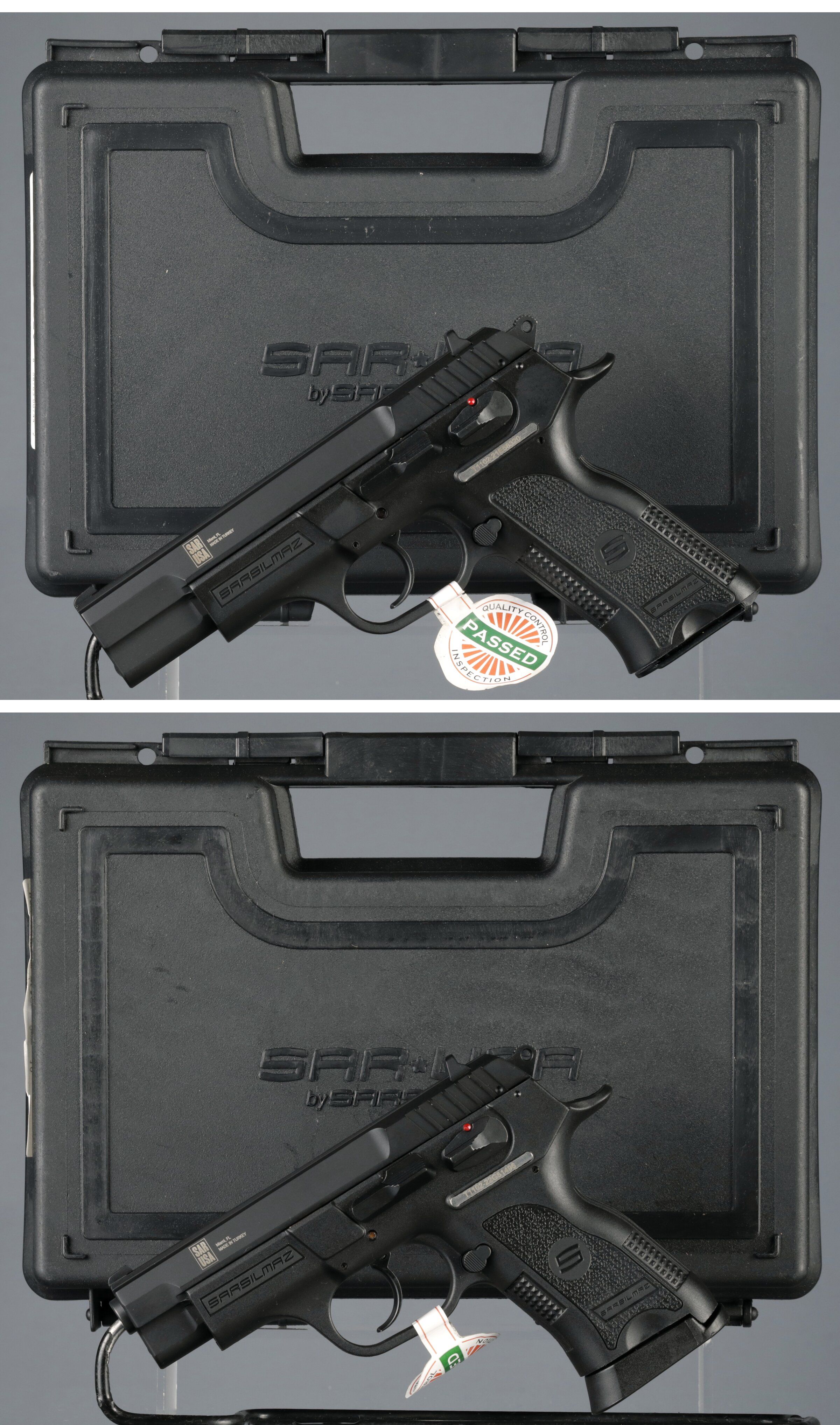 Two SAR USA Semi-Automatic Pistols with Cases | Rock Island Auction