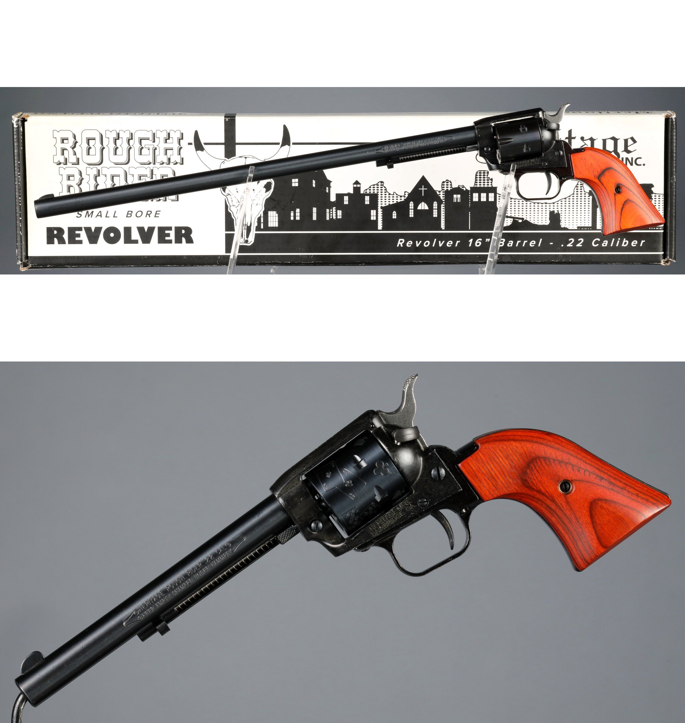 Two Heritage Rough Rider Single Action Revolvers | Rock Island Auction