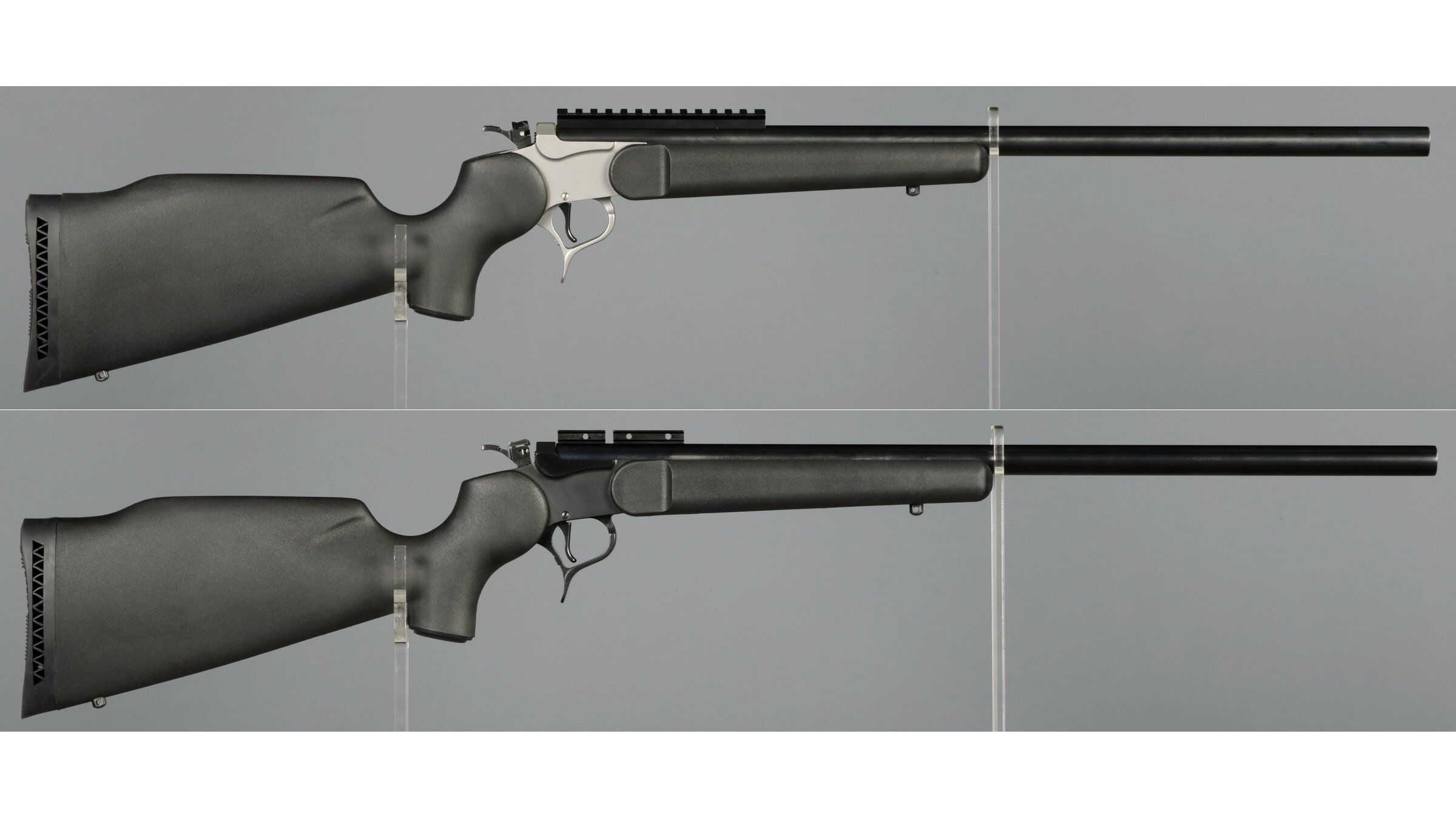 Two Thompson Center Arms G2 Contender Single Shot Rifles | Rock Island ...