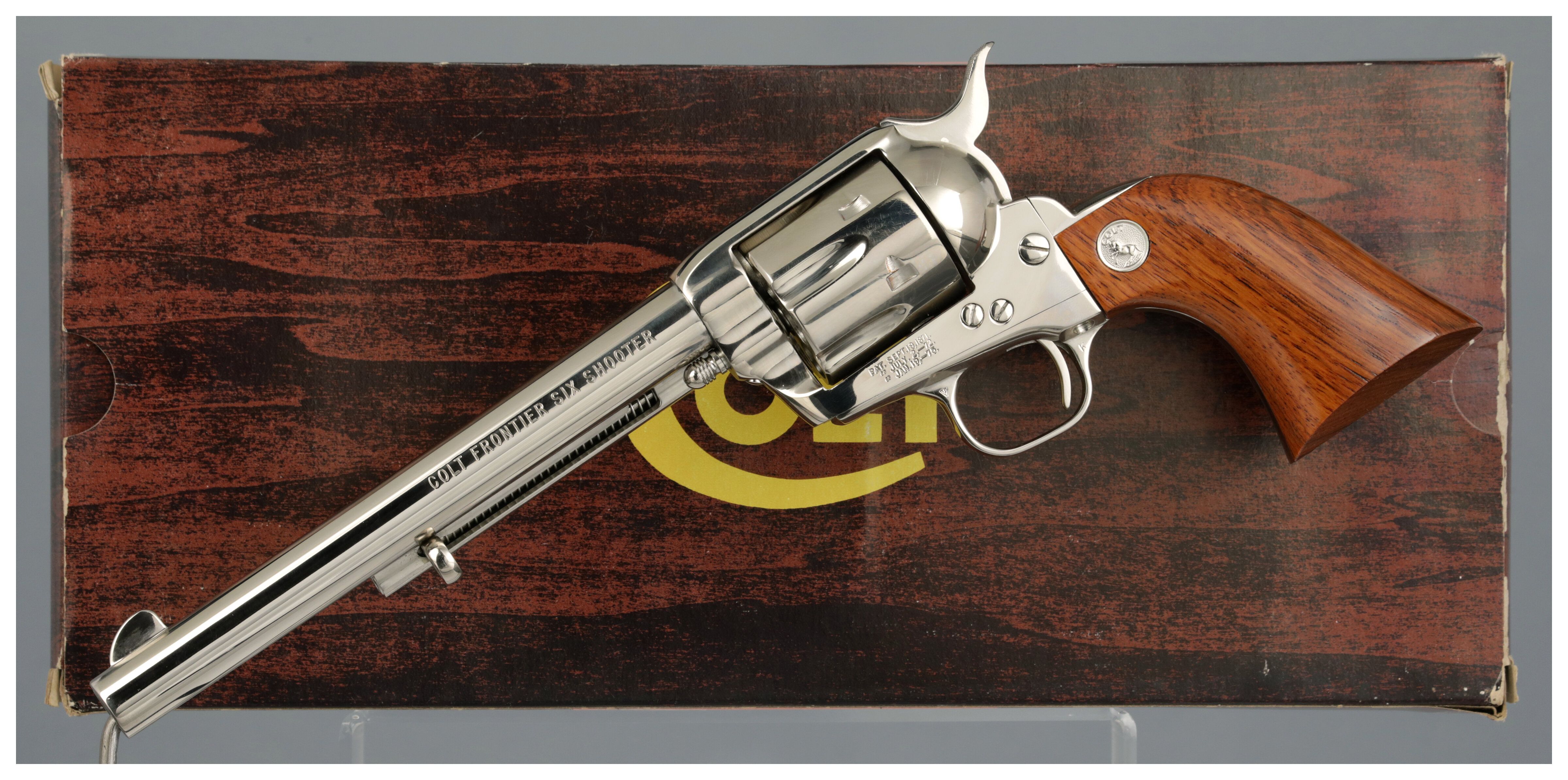 Colt Frontier Six Shooter Single Action Army Revolver with Box | Rock ...