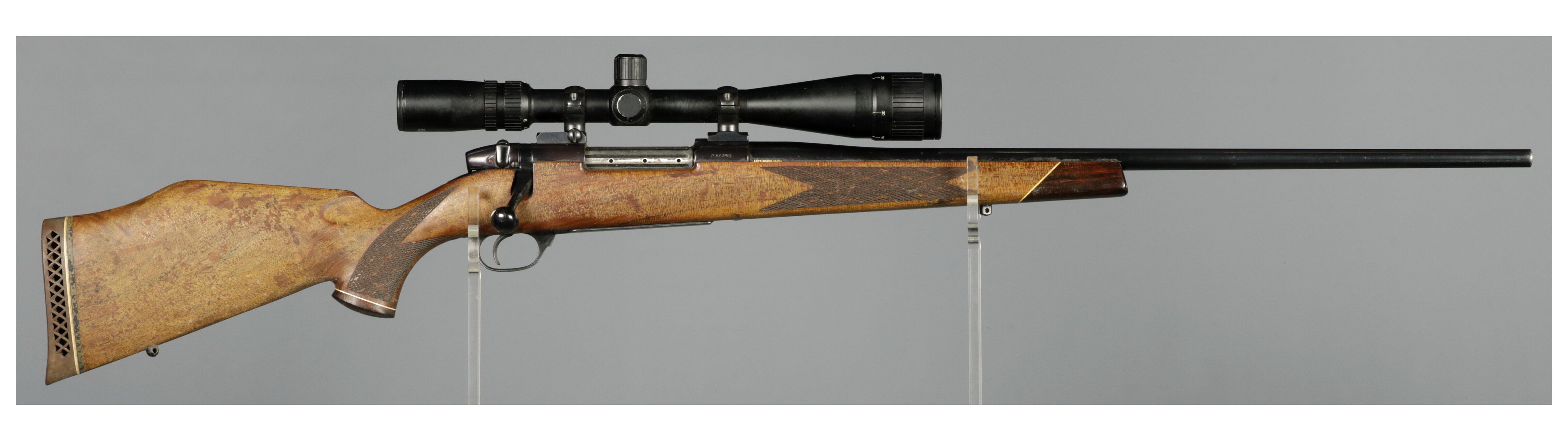 West German Weatherby Mark V Bolt Action Rifle with Scope | Rock Island ...