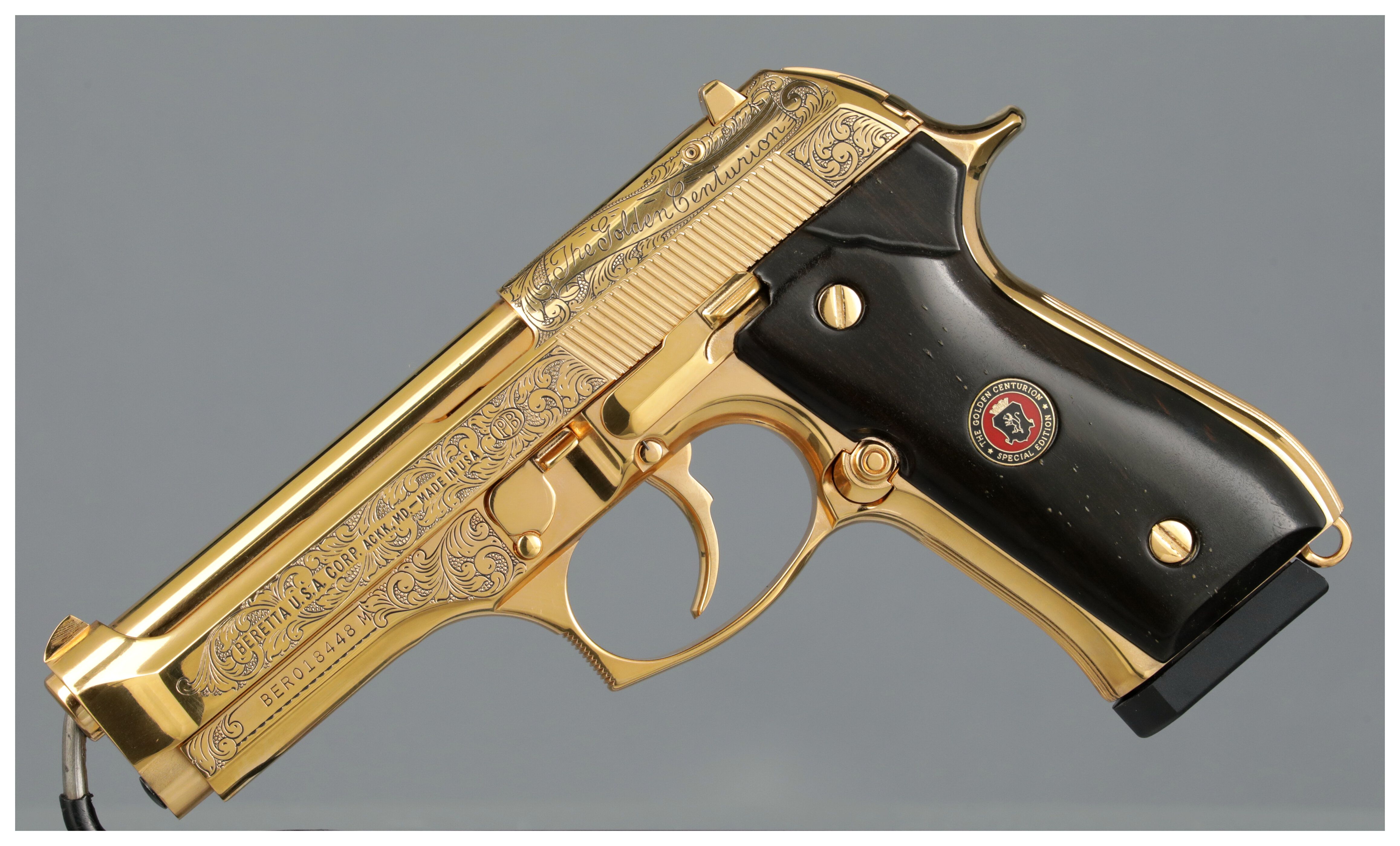 Beretta Model 96D The Golden Centurion Special Edition Pistol | Rock ...