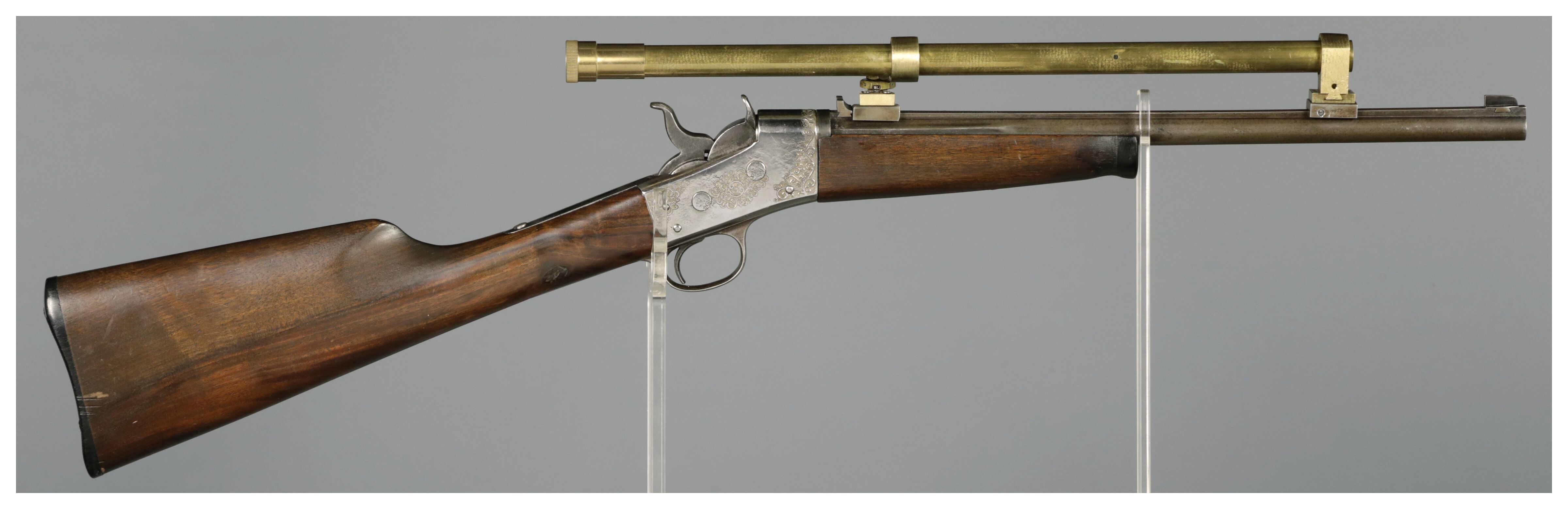 Engraved Remington Rolling Block Saddle Ring Carbine | Rock Island Auction