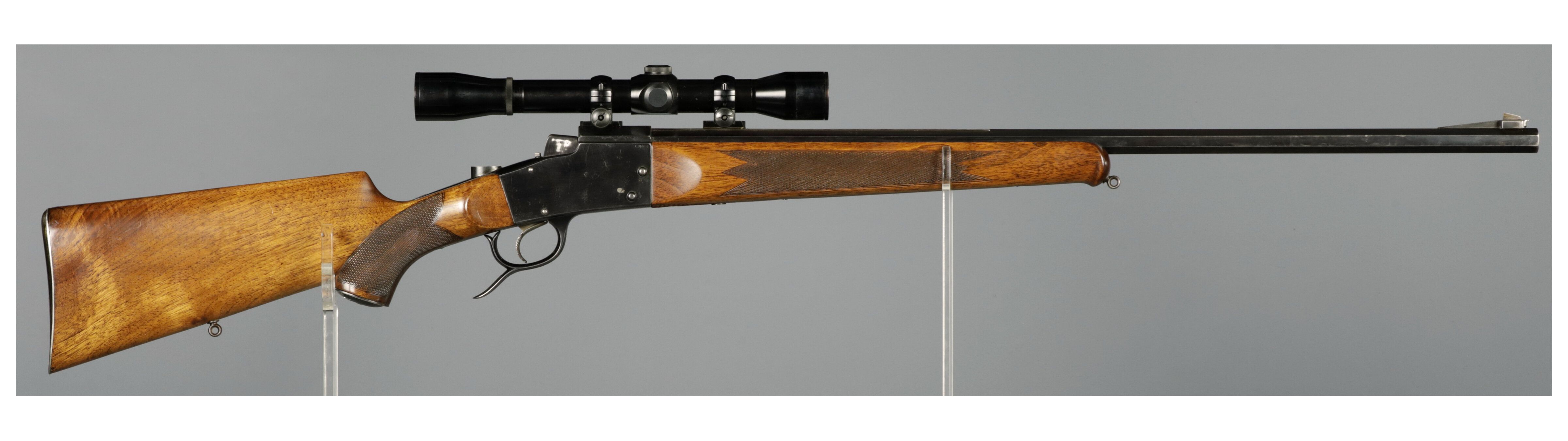 C.G. Haenel Single Shot Rifle with Scope | Rock Island Auction