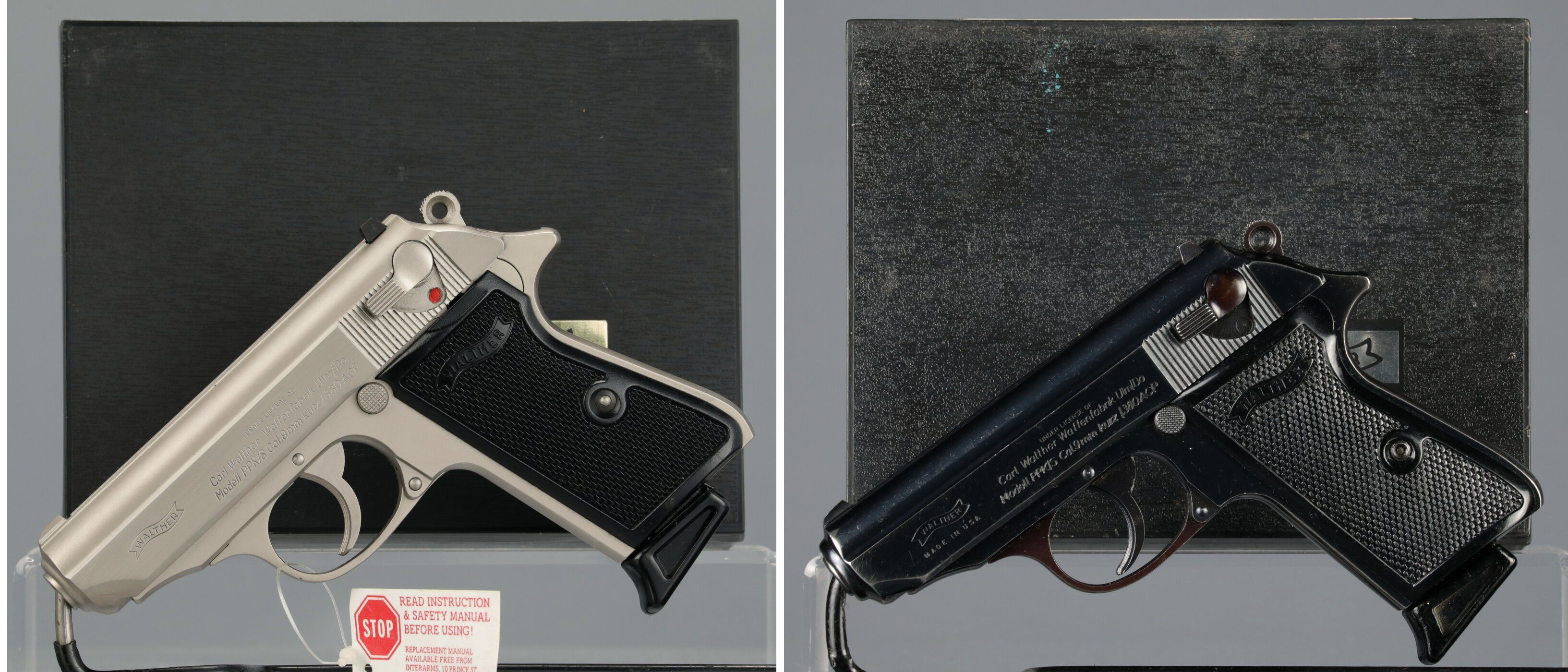 Two Walther PPK/S Pistols with Cases | Rock Island Auction