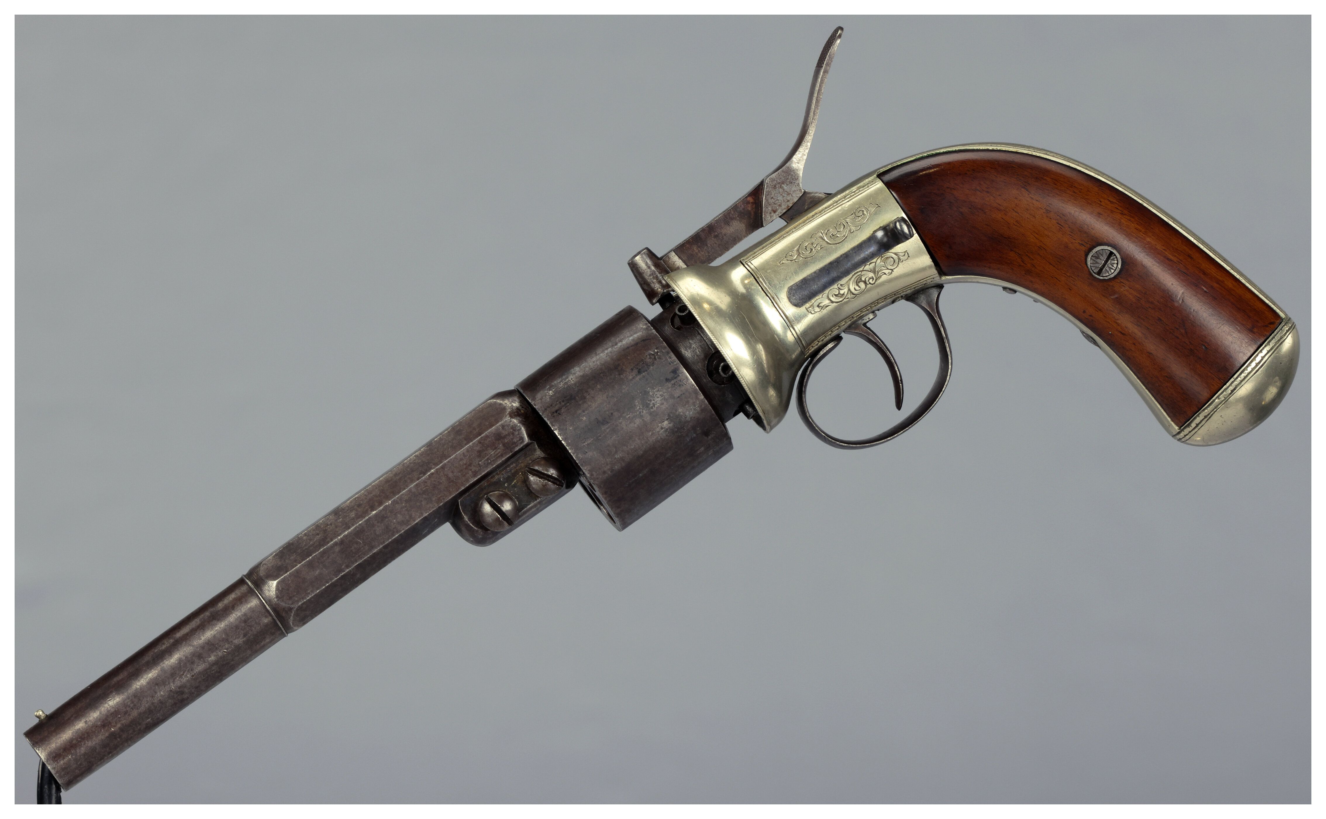 British Single Action Percussion Revolver | Rock Island Auction