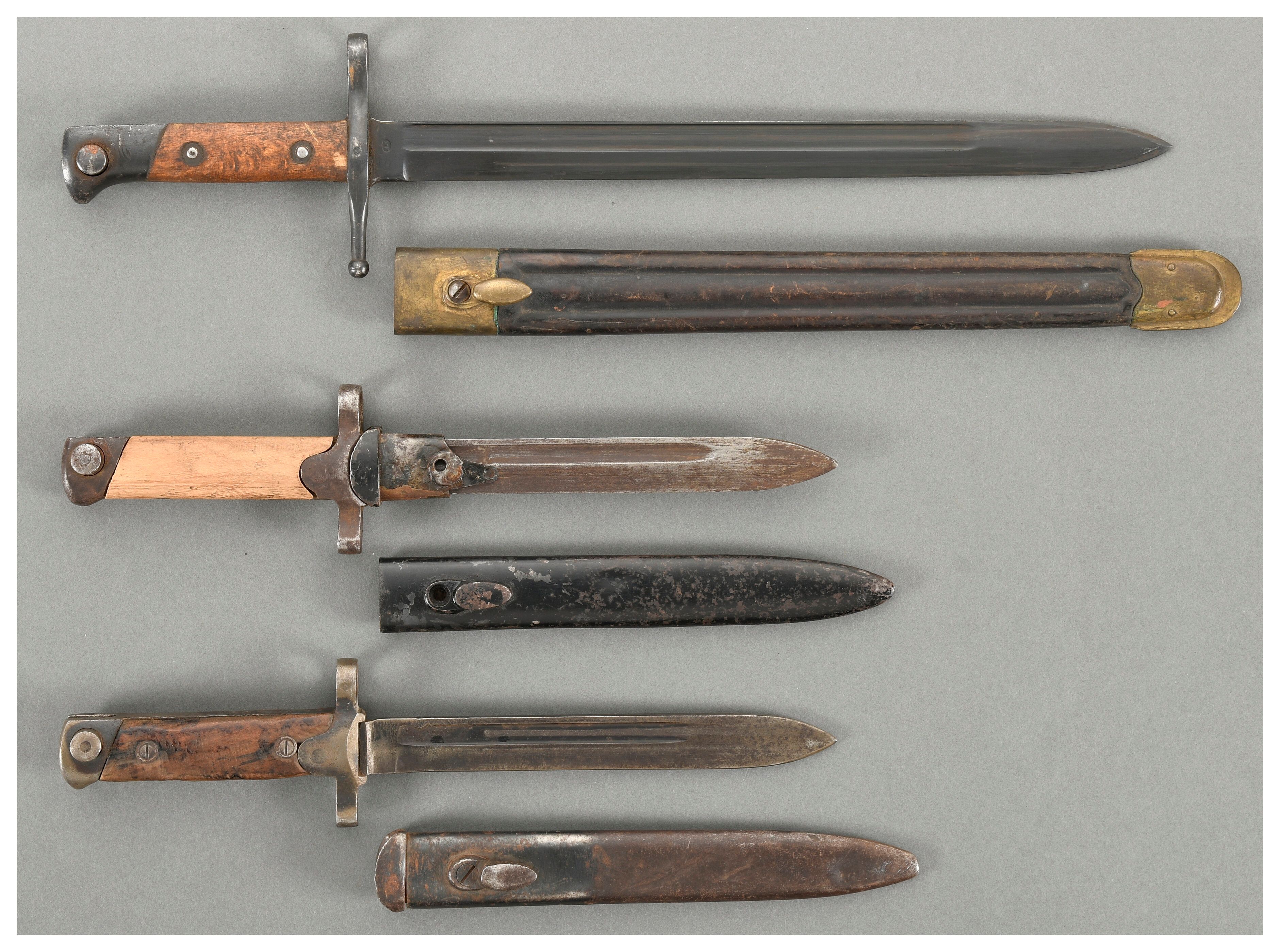 Three Italian Bayonets | Rock Island Auction