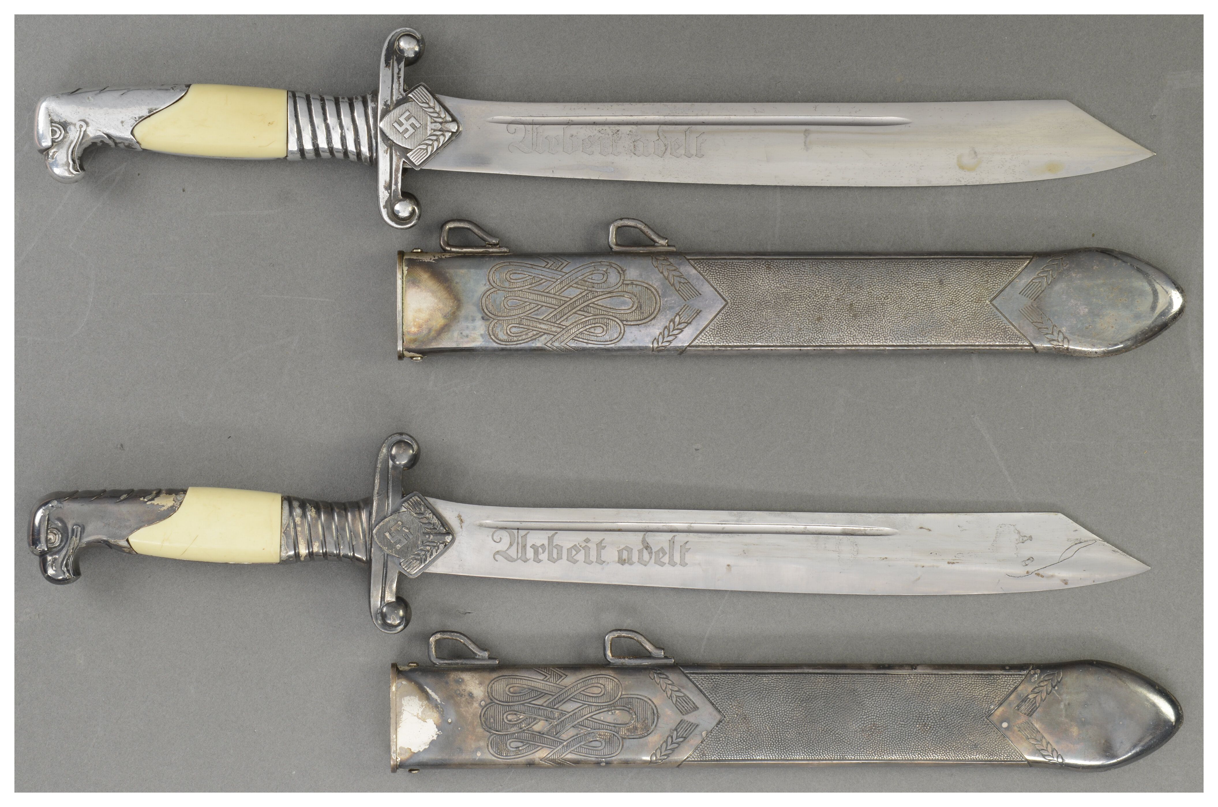 Pair of German Reich Labor Service RAD Officer Daggers | Rock Island ...