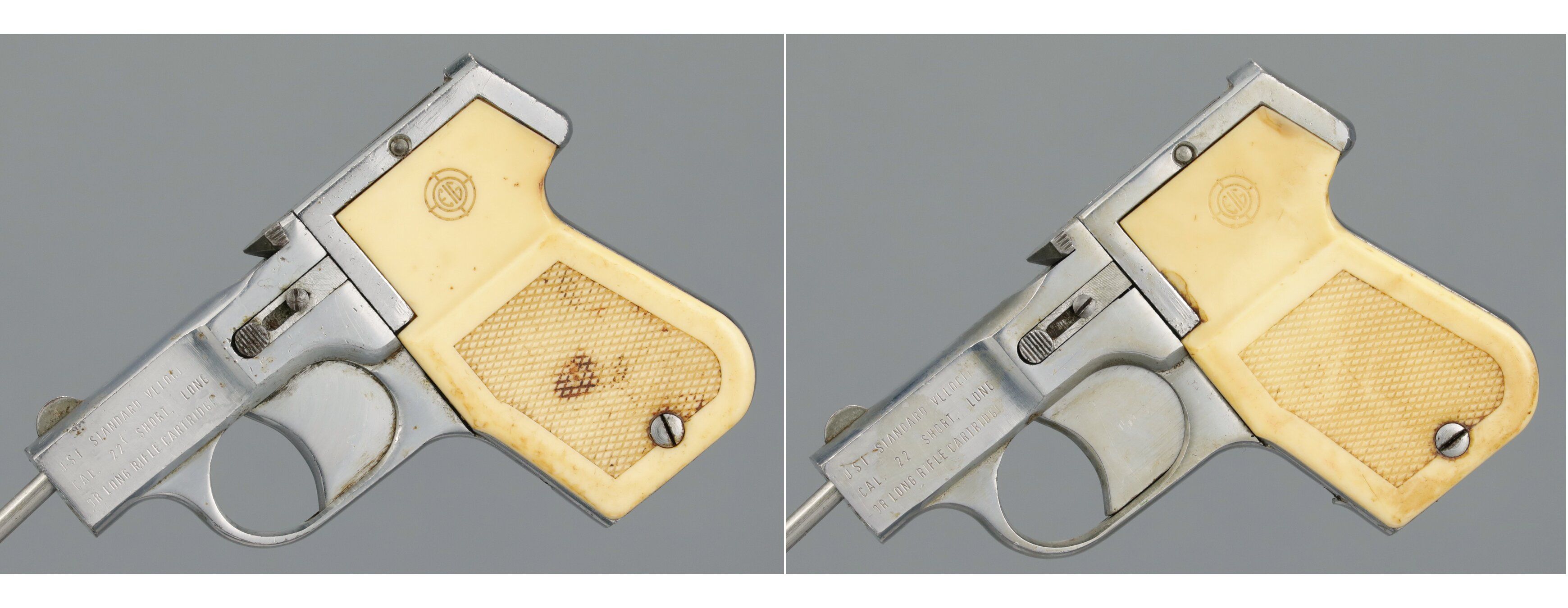 Two Italian EIG E-16 Four Barrel Pistols | Rock Island Auction