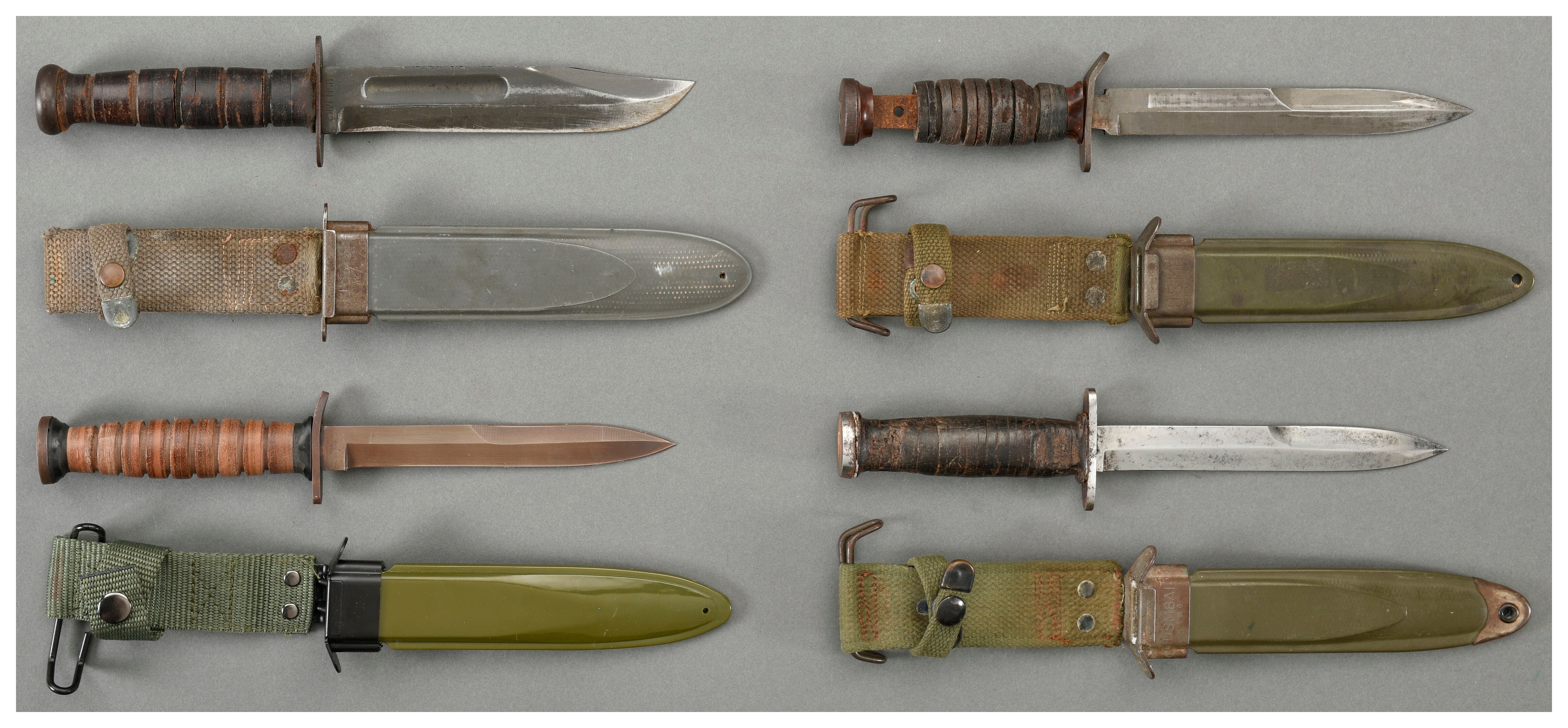 Grouping of Military Type Knives | Rock Island Auction