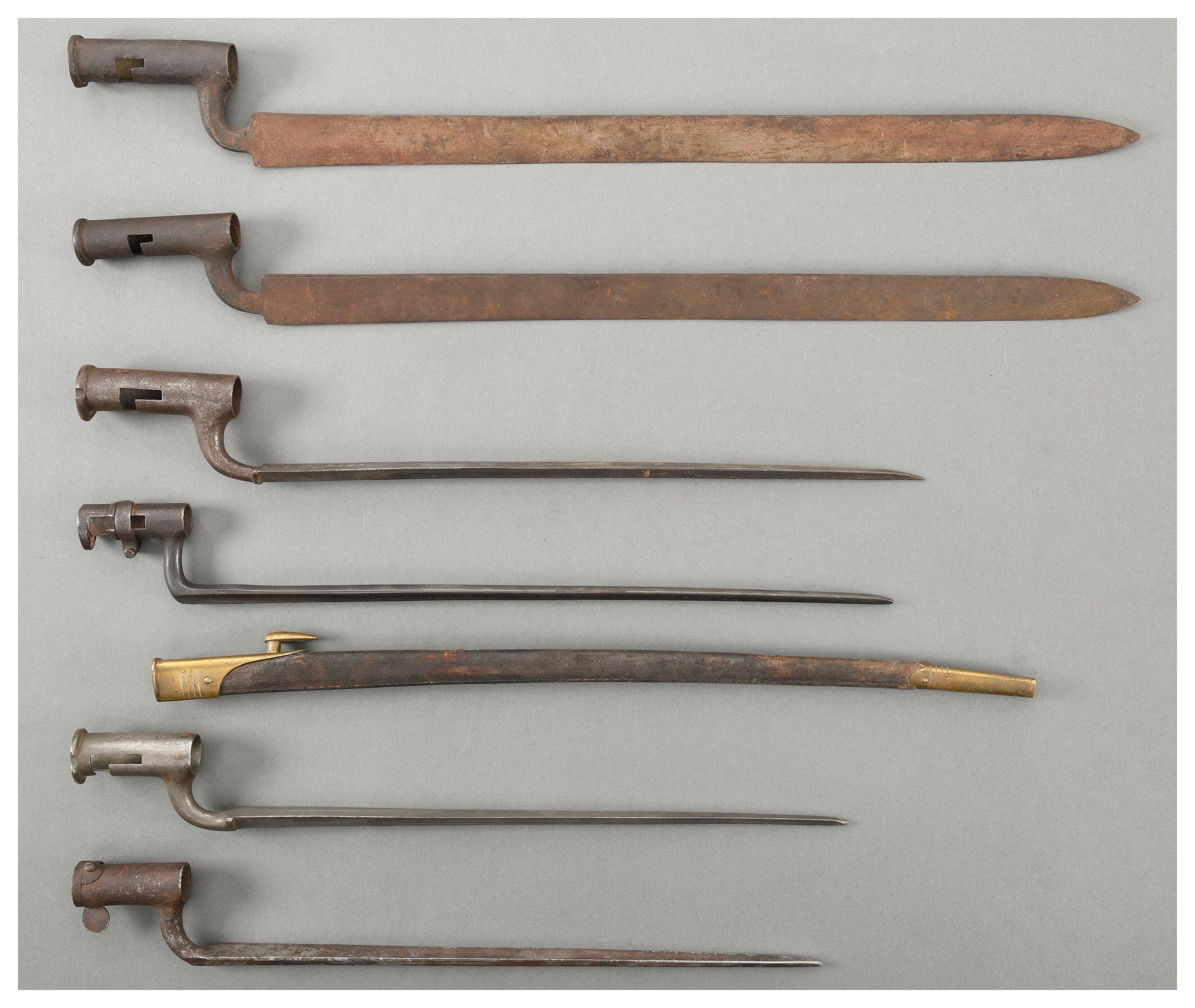 Six Socket Bayonets | Rock Island Auction