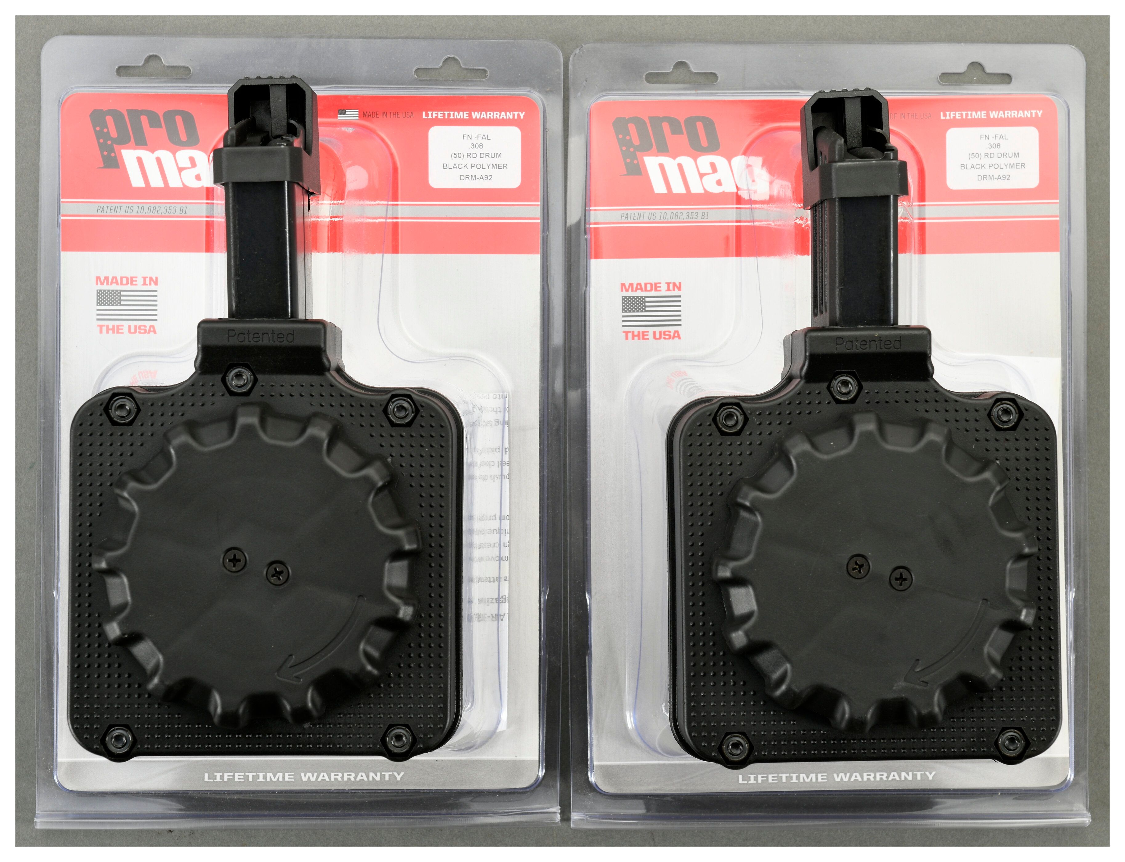 Two Pro Mag FAL Pattern Drum Magazines | Rock Island Auction