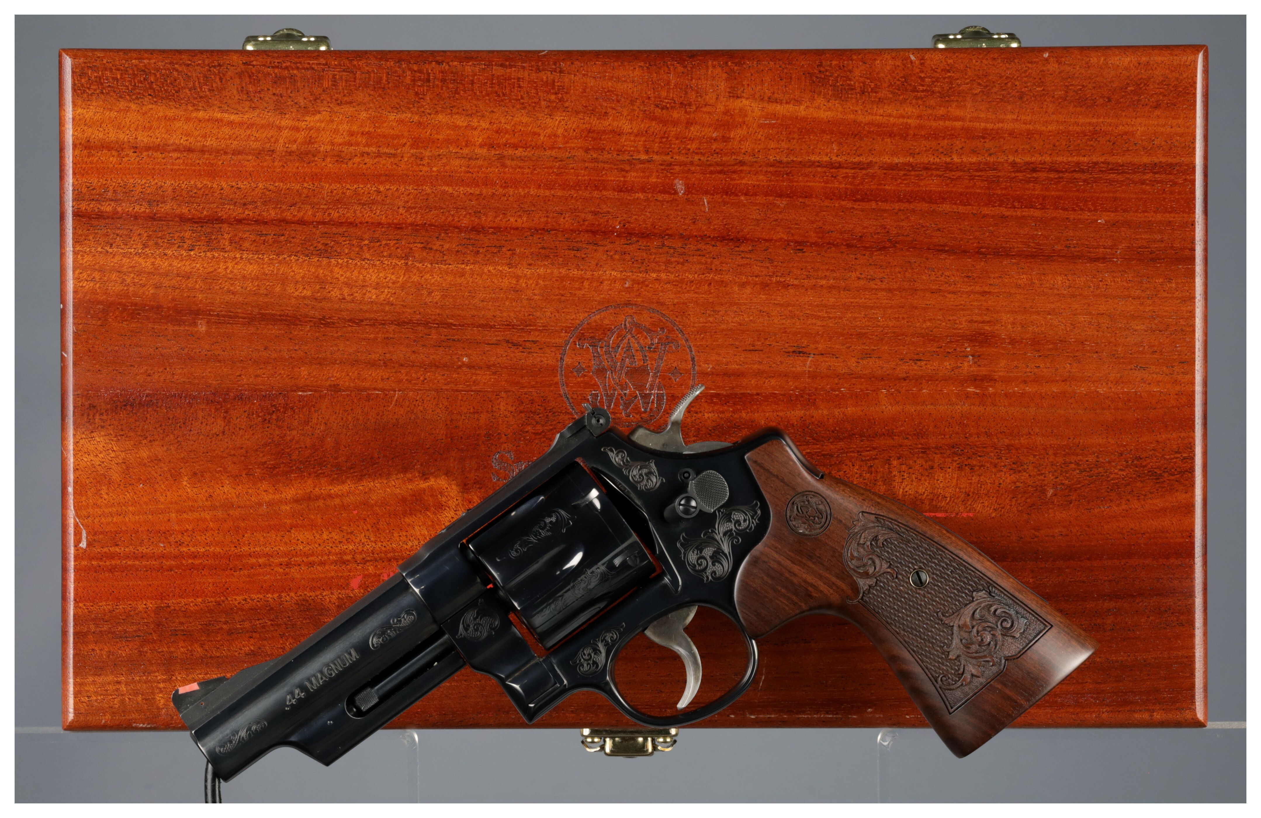 Engraved Smith & Wesson Model 29-10 Double Action Revolver | Rock ...