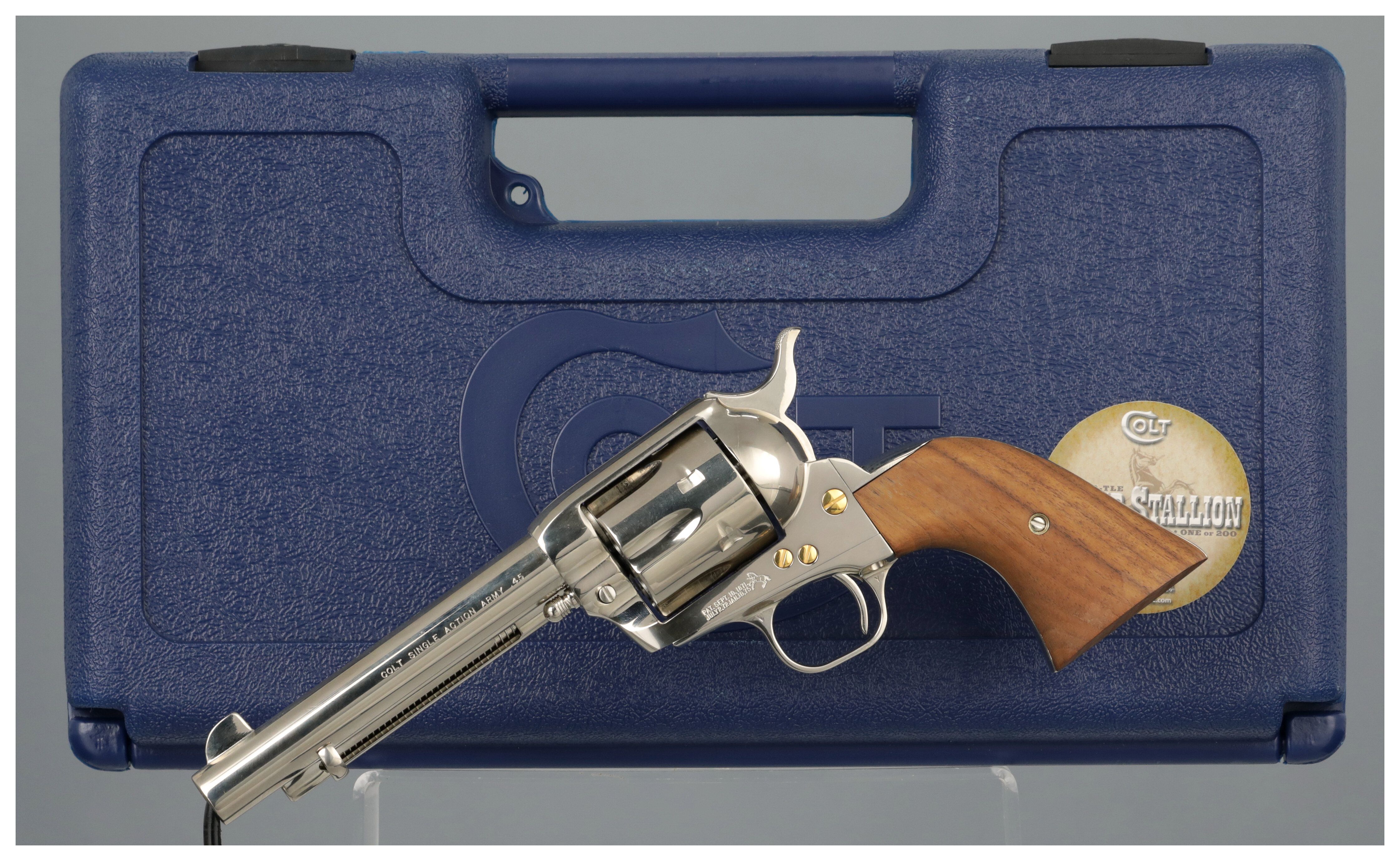 Colt Single Action Army Silver Stallion Talo Edition Revolver | Rock ...