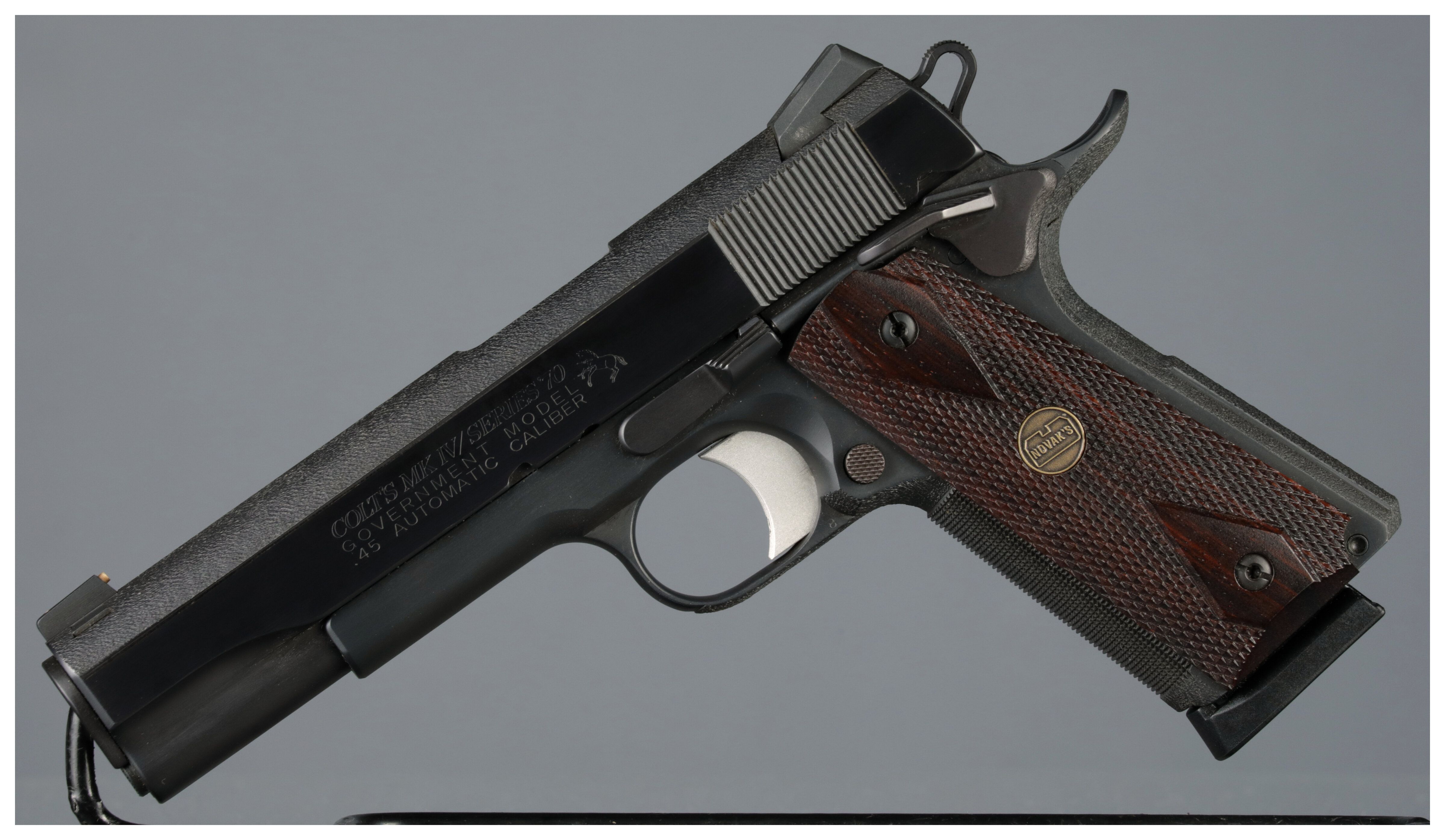 Novak's Custom Upgraded Colt Government Model Pistol | Rock Island Auction
