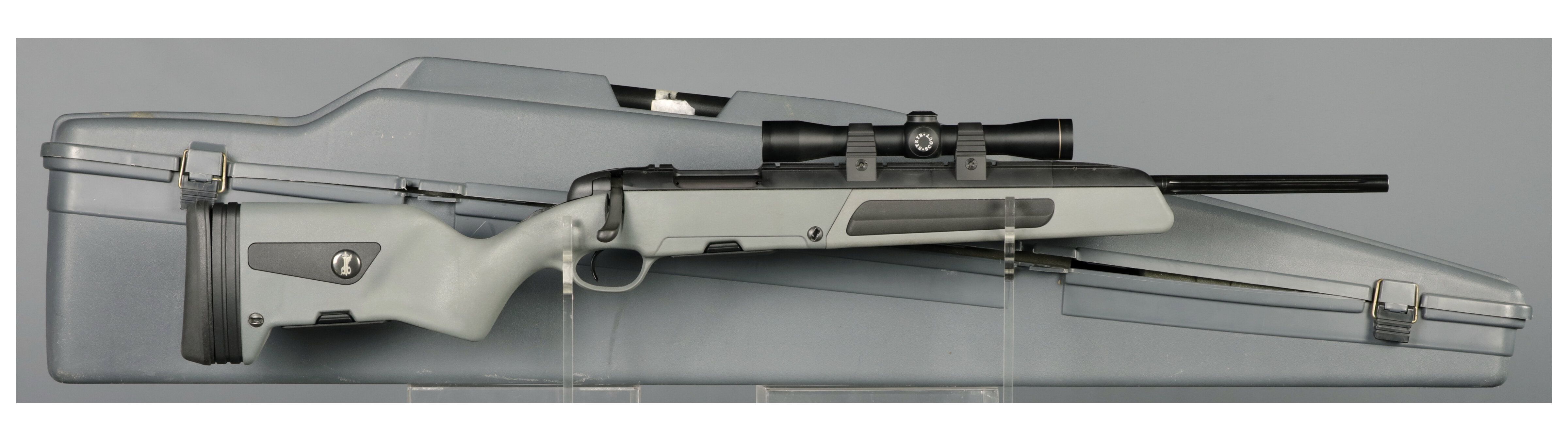 Steyr 376 Scout Rifle with Case and Leupold Scope | Rock Island Auction