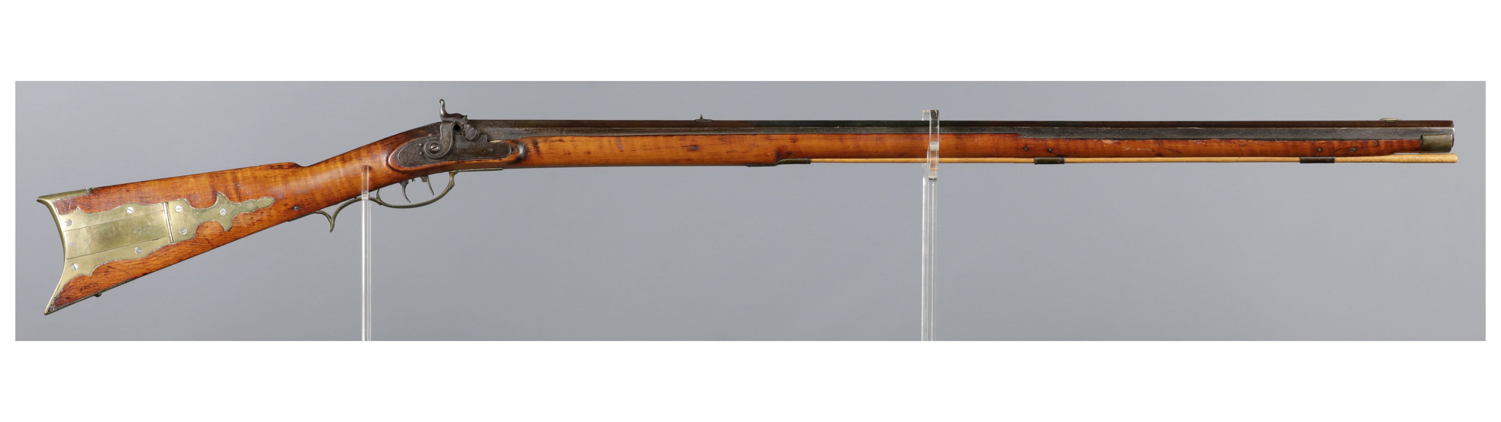 J. Henry Fullstock Percussion Rifle | Rock Island Auction
