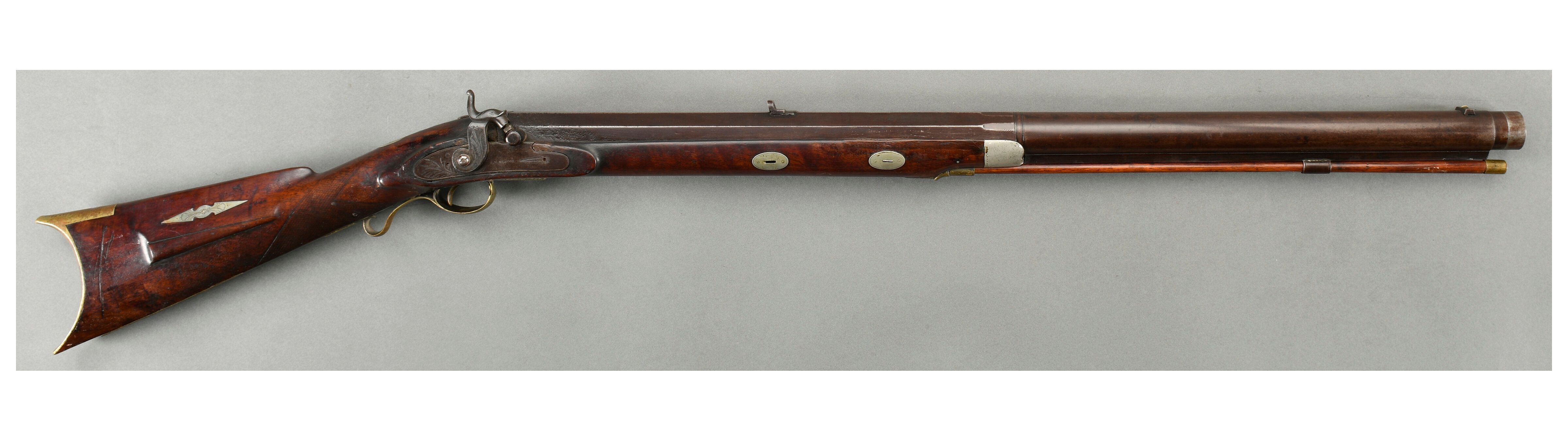 J.H. Rector Half-Stock Percussion Target Rifle | Rock Island Auction
