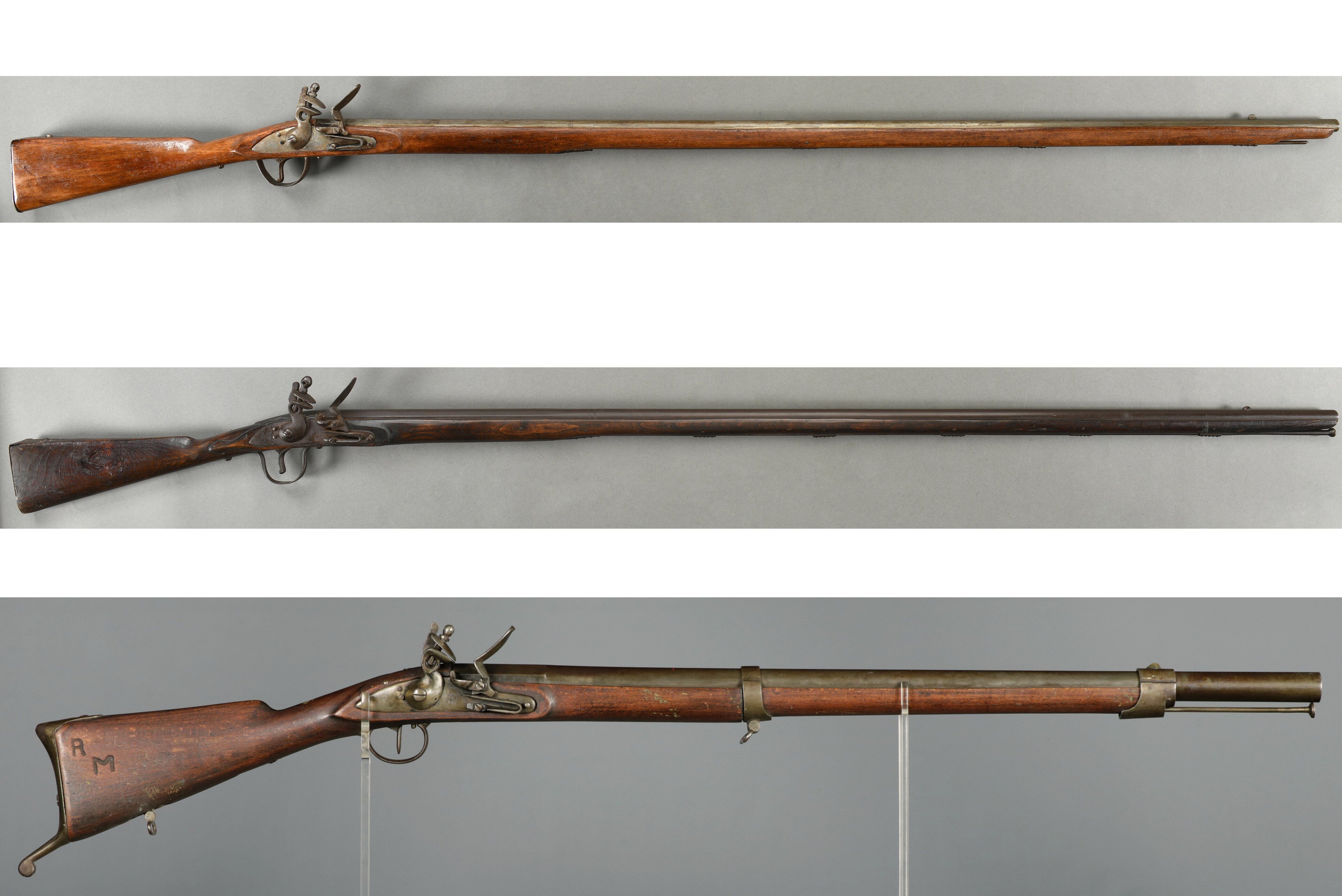 Three Flintlock Rifles | Rock Island Auction