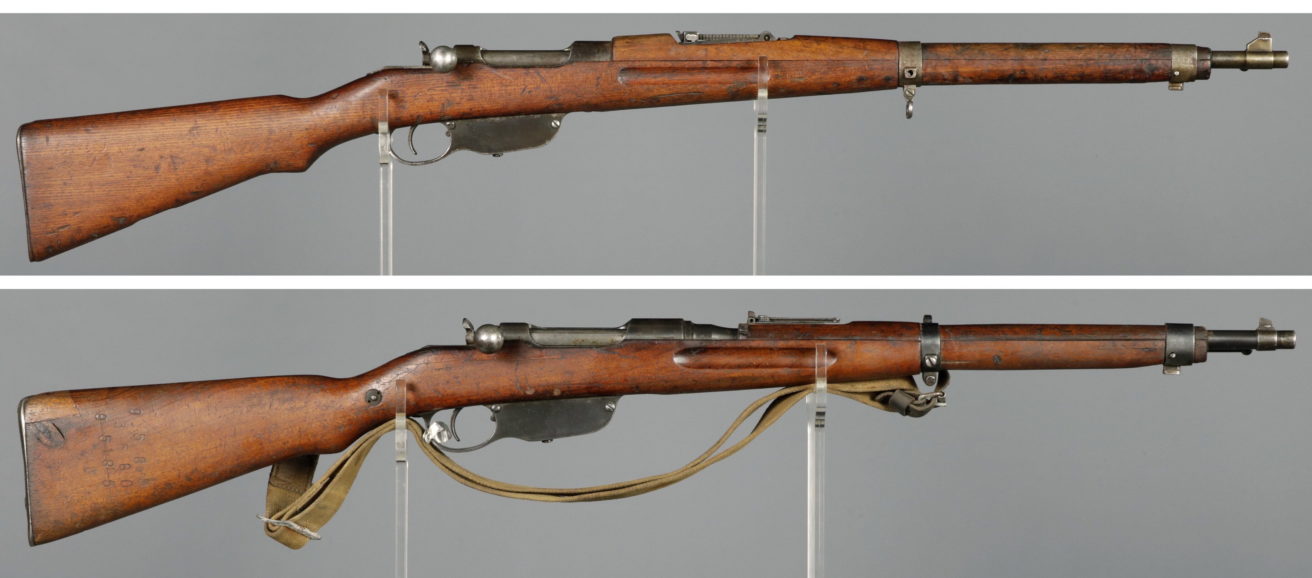 Two Austrian Steyr Straight Pull Bolt Action Rifles | Rock Island Auction
