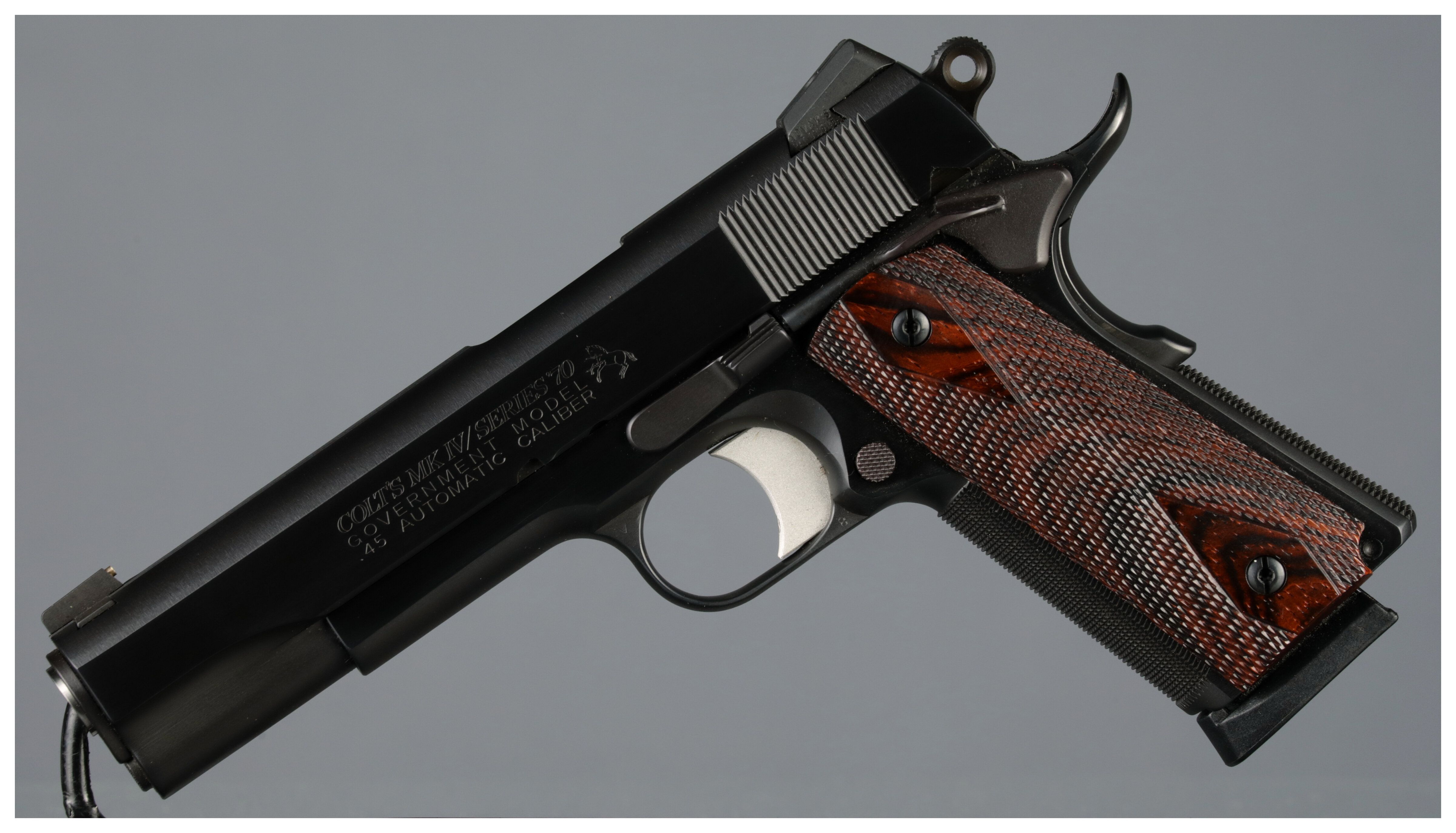 Novak's Custom Upgraded Colt MK IV Series 70 Government Pistol | Rock ...