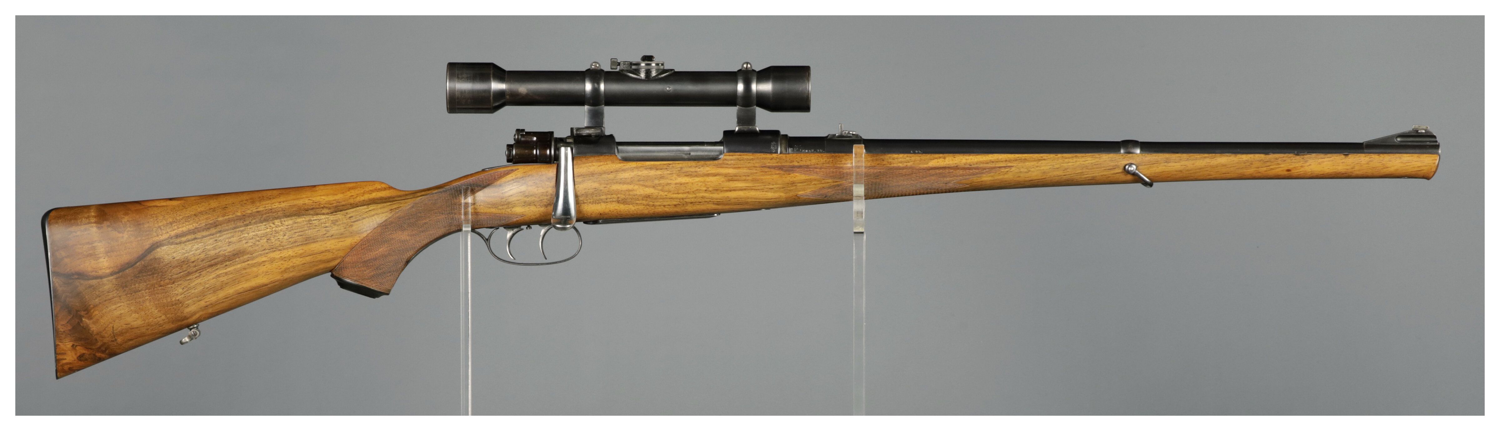 Austrian Model 98 Mannlicher Stocked Rifle with Zeiss Scope | Rock ...