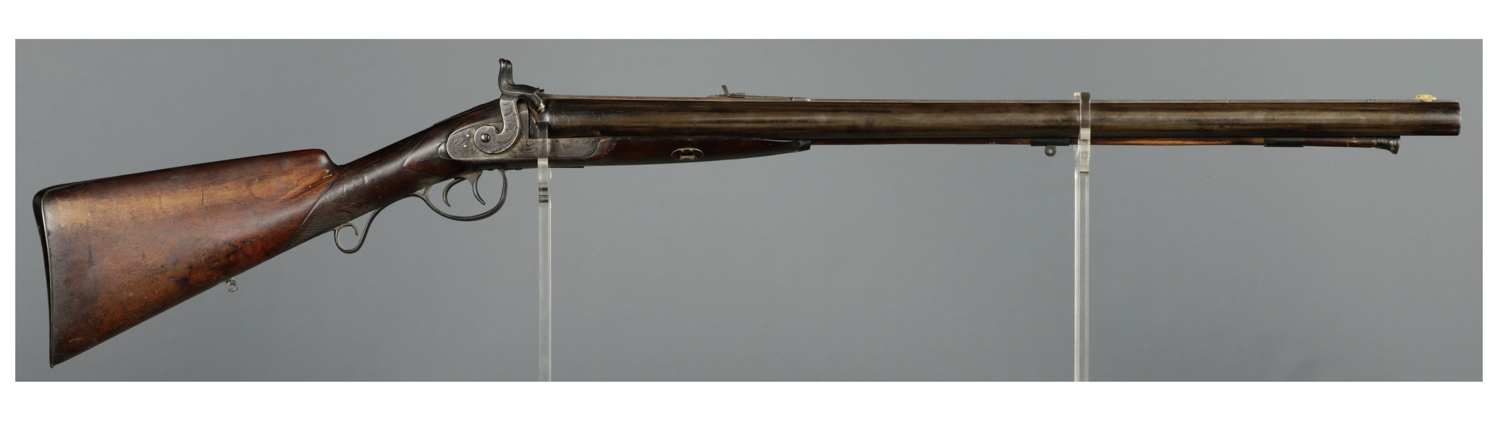 A. Wurfflein Double Barrel Percussion Rifle | Rock Island Auction