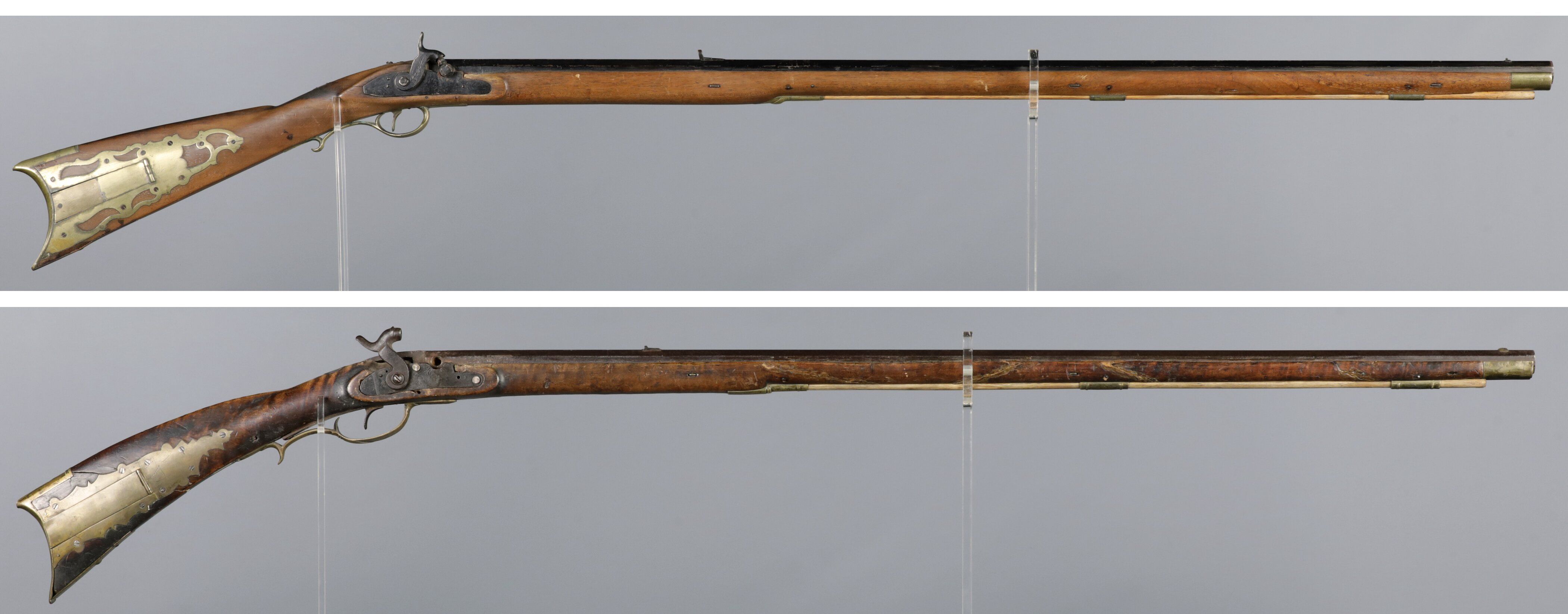 Two Percussion American Long Rifles | Rock Island Auction