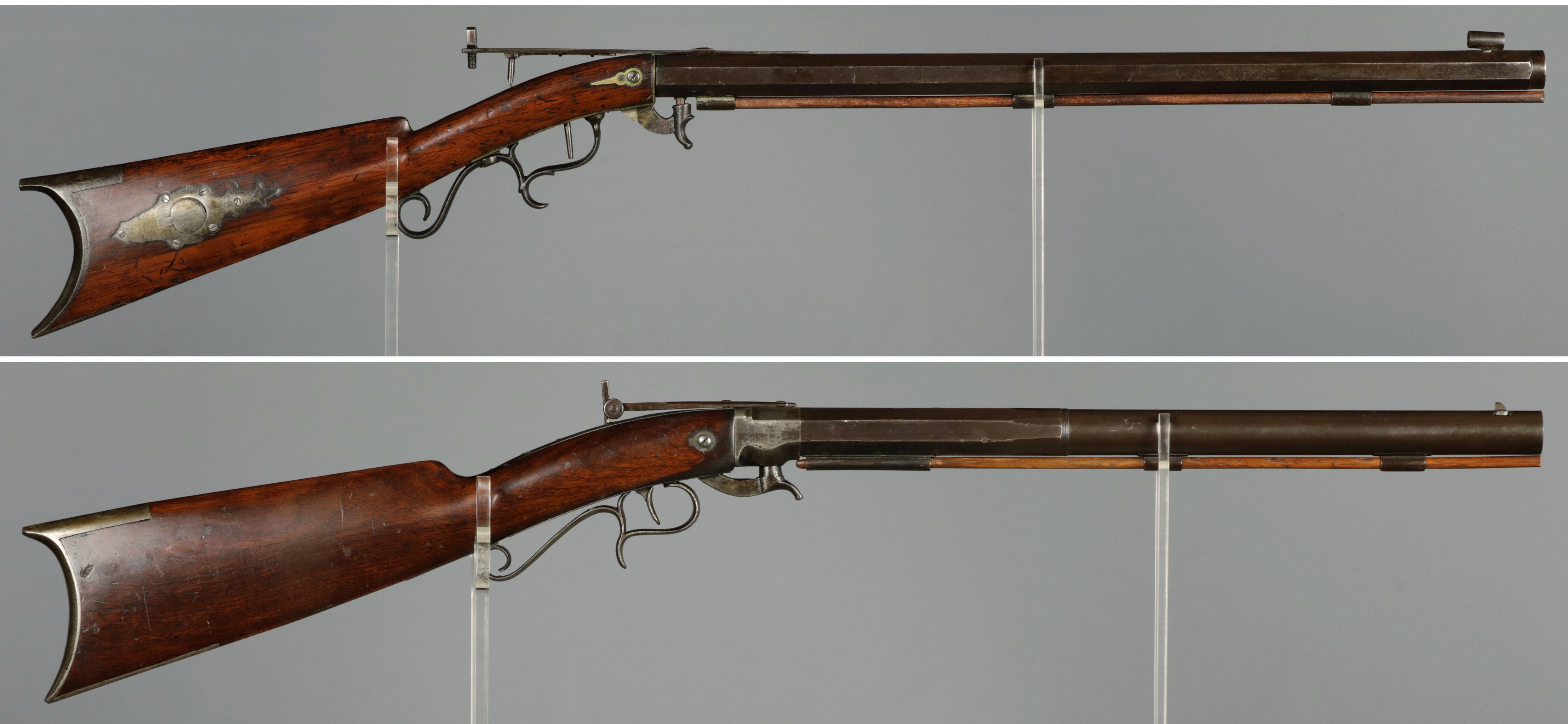 Two New Hampshire Underhammer Percussion Rifles | Rock Island Auction