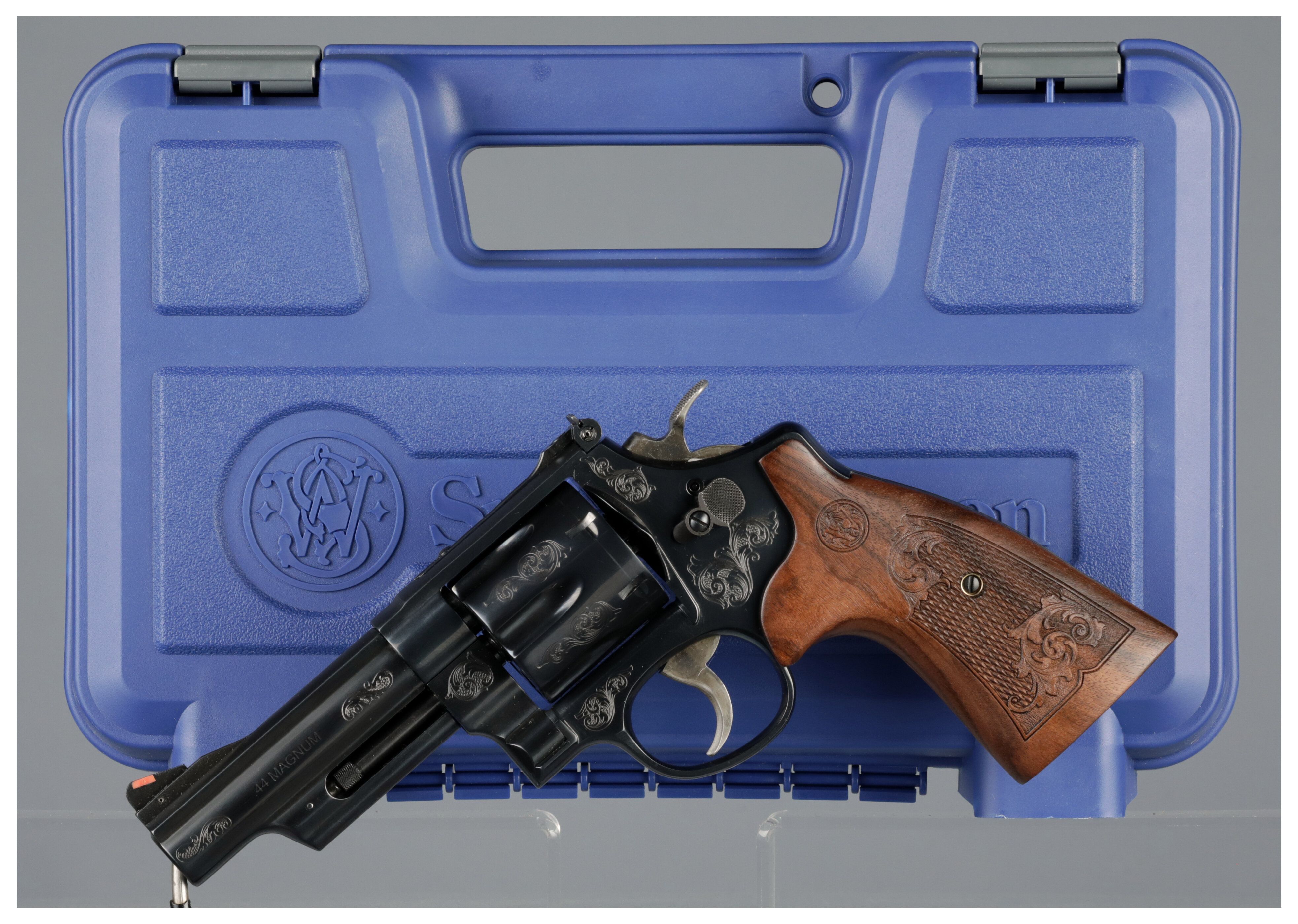 Engraved Smith & Wesson model 29-10 Double Action Revolver | Rock ...