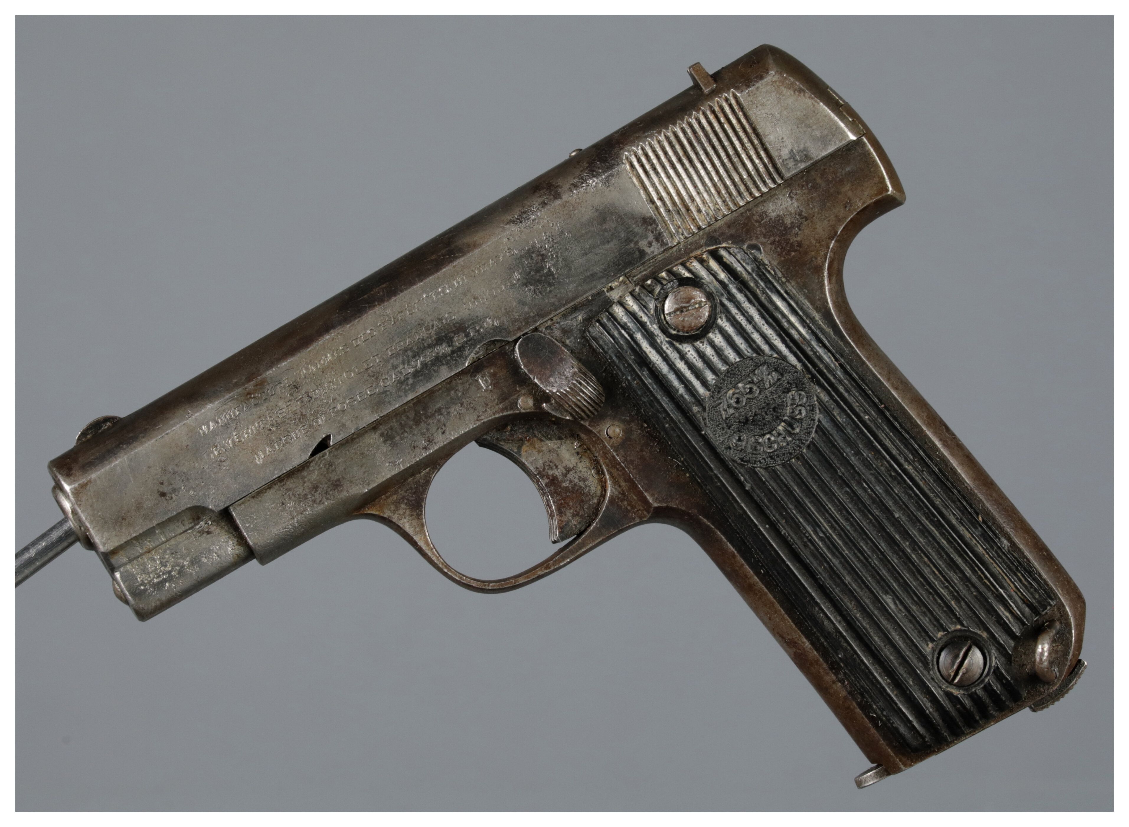 French Pyrenees Unique Model 17 Semi-Automatic Pistol | Rock Island Auction