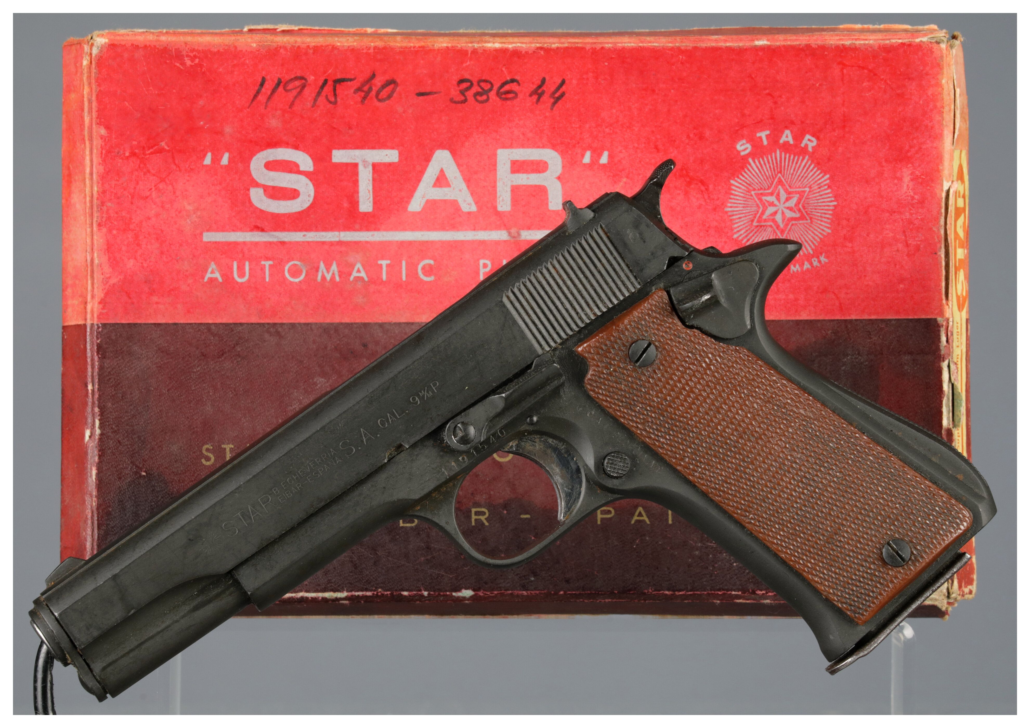 Star Model Super B Semi-Automatic Pistol with Box | Rock Island Auction