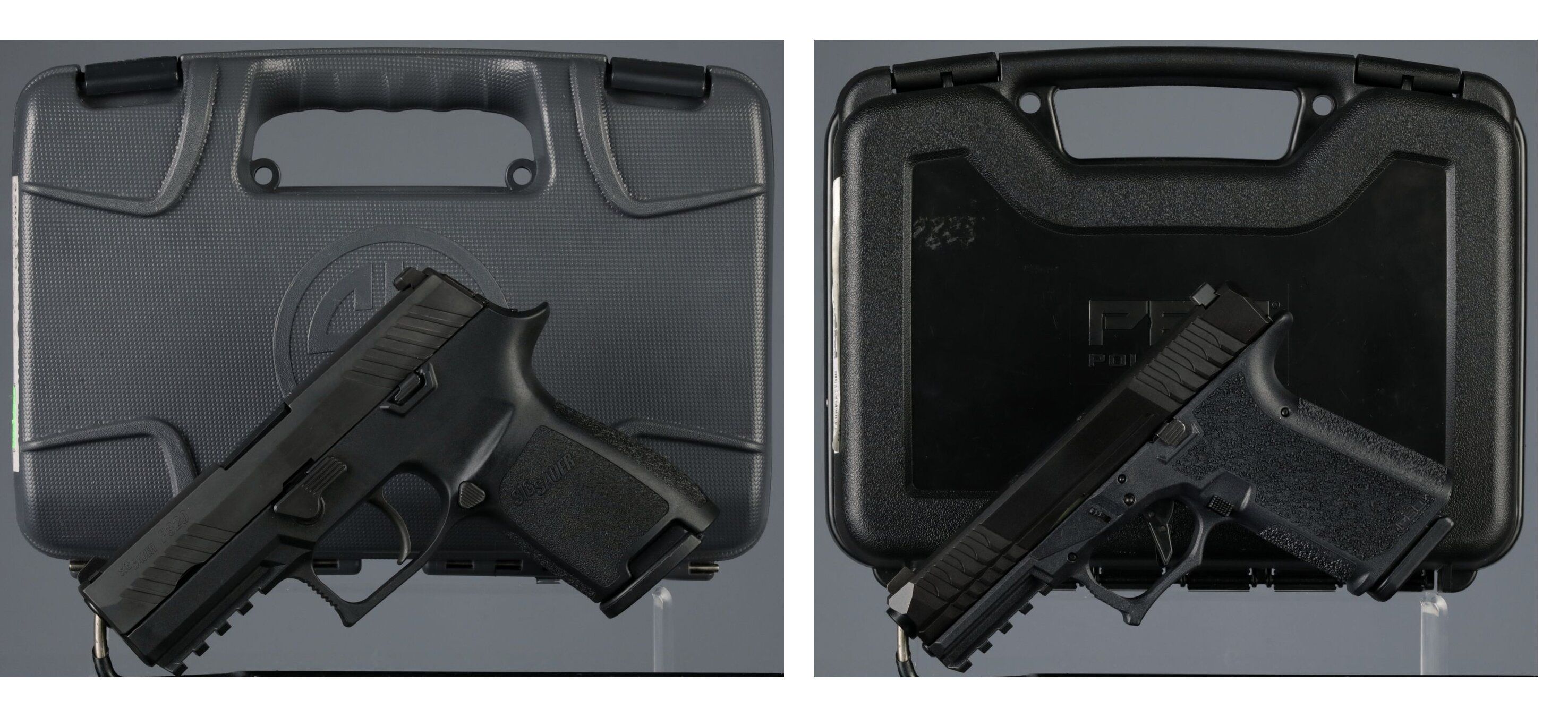 Two Semi-Automatic Pistols with Cases | Rock Island Auction