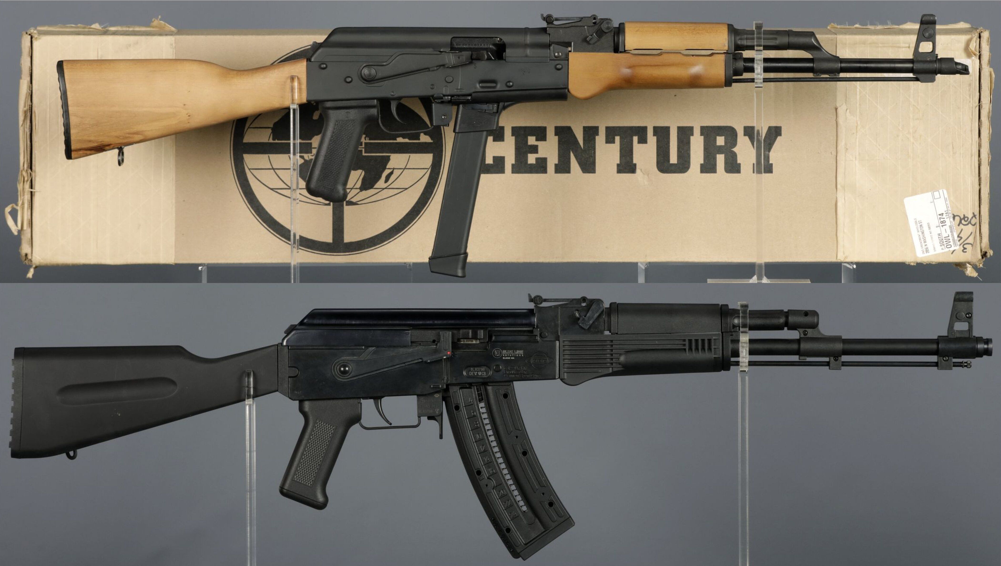 Two AK Pattern Semi-Automatic Rifles with Boxes | Rock Island Auction