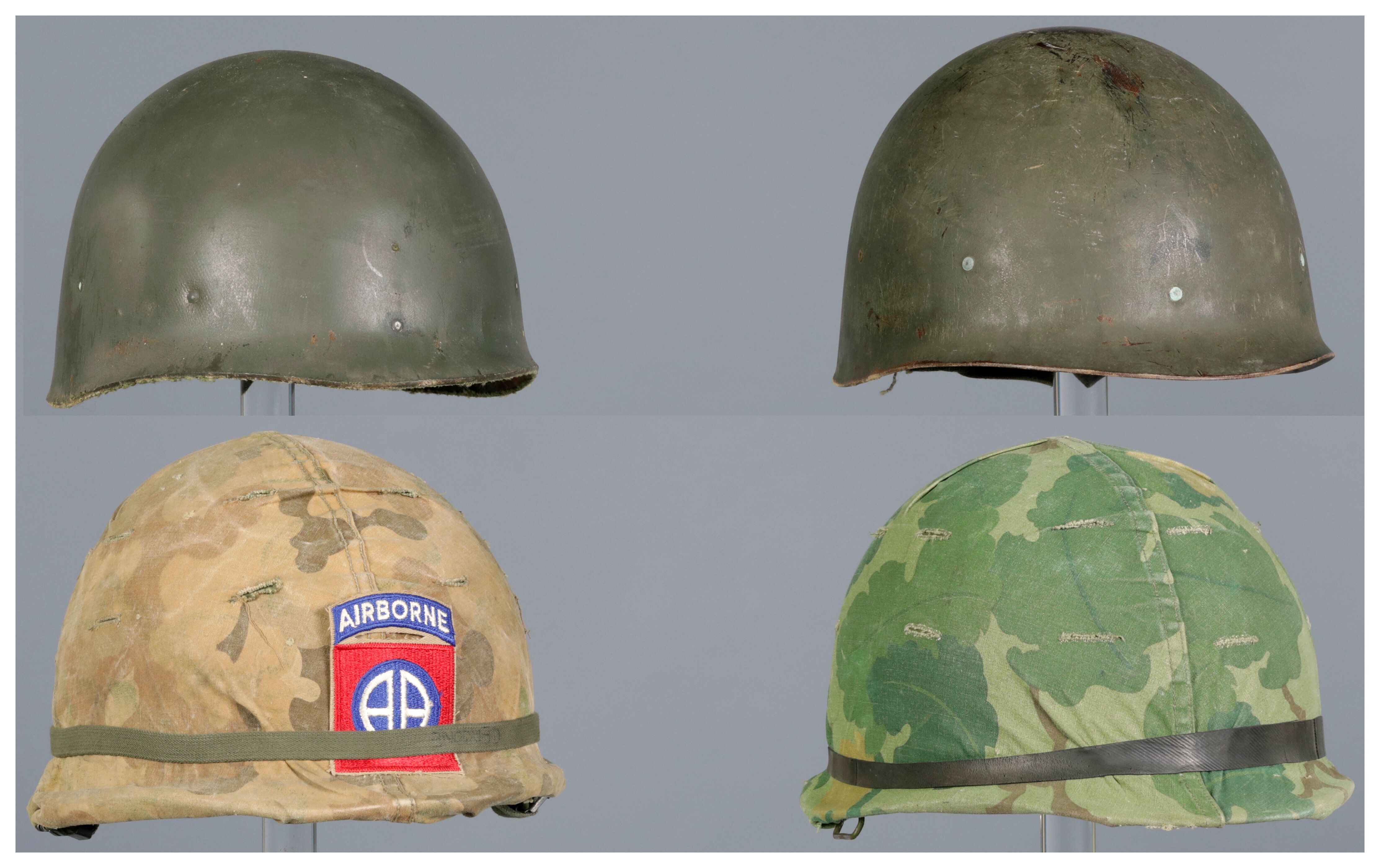 Two U.S. M1 Helmets | Rock Island Auction