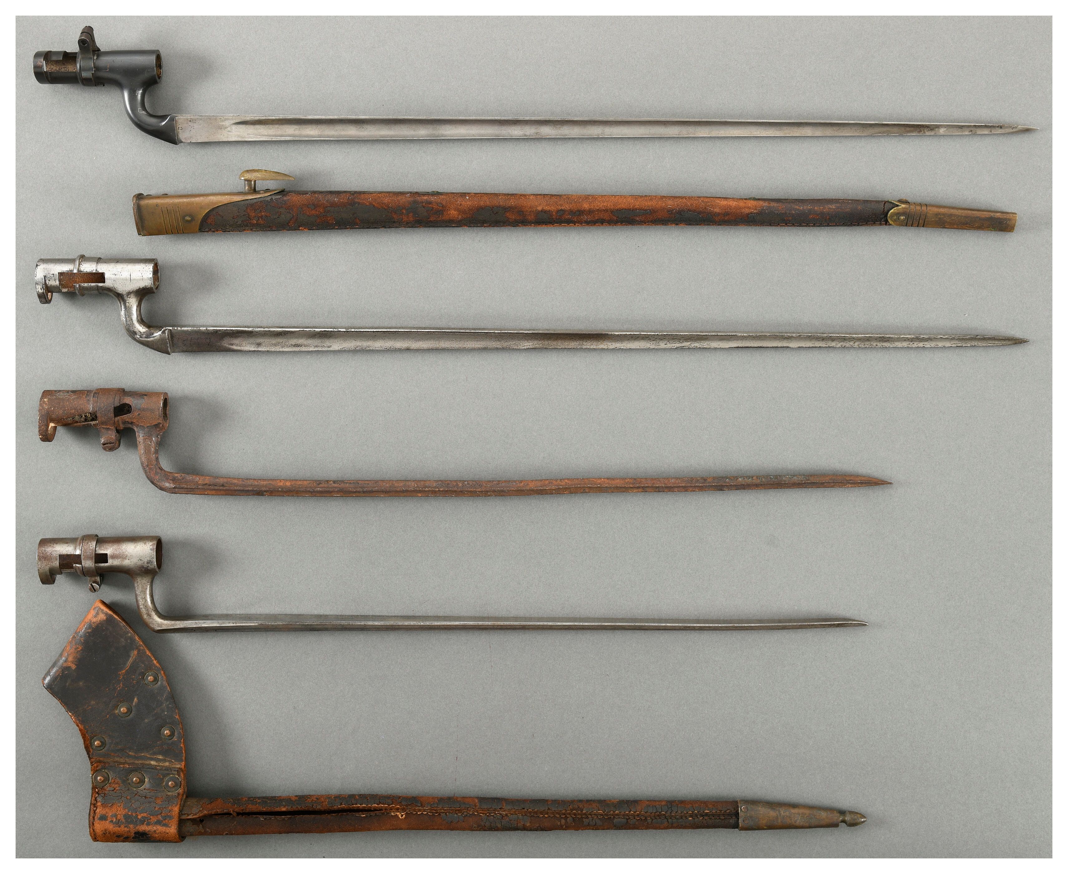 Four Socket Bayonets | Rock Island Auction