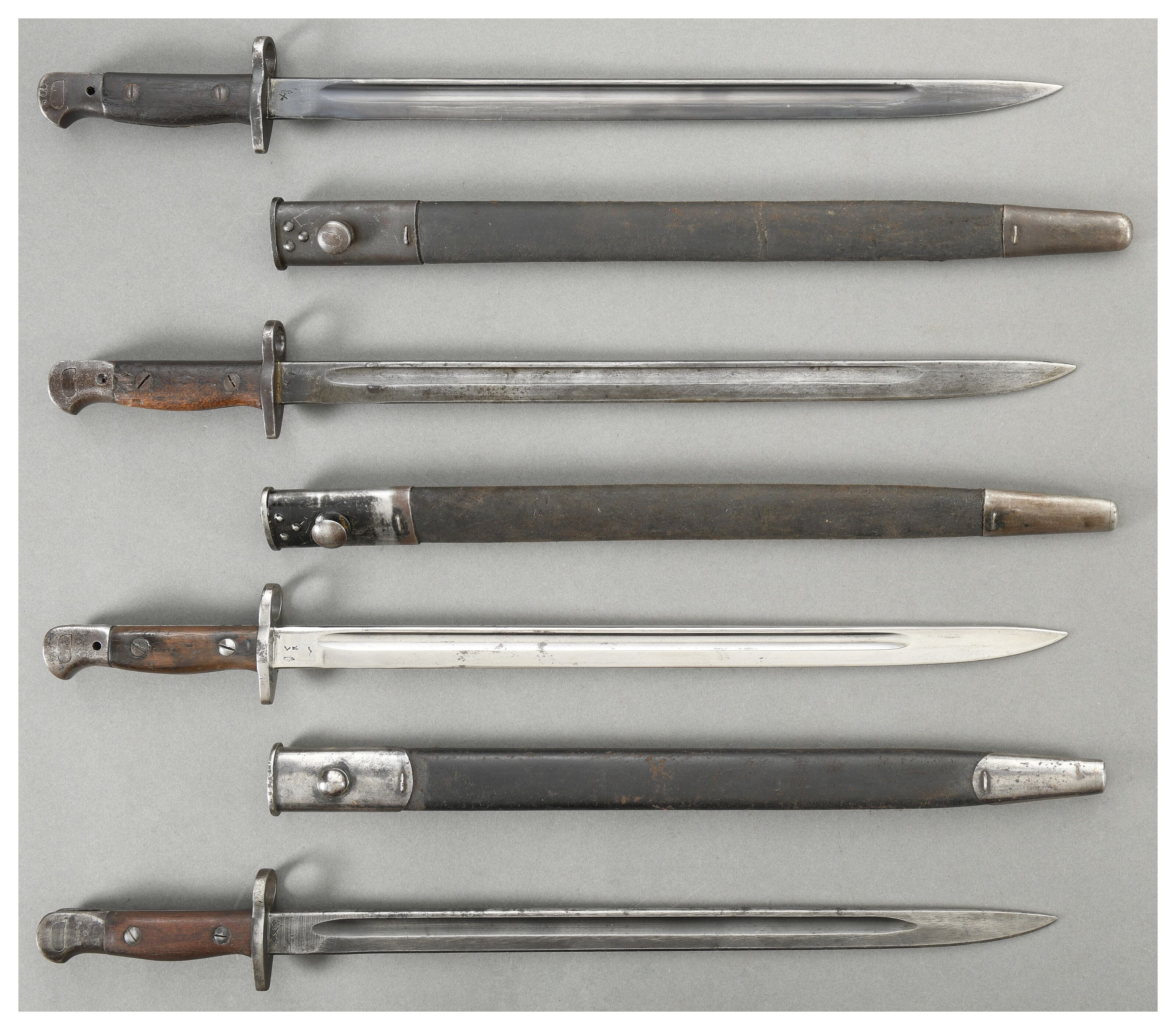 Four British Commonwealth Pattern 1907 Bayonets | Rock Island Auction