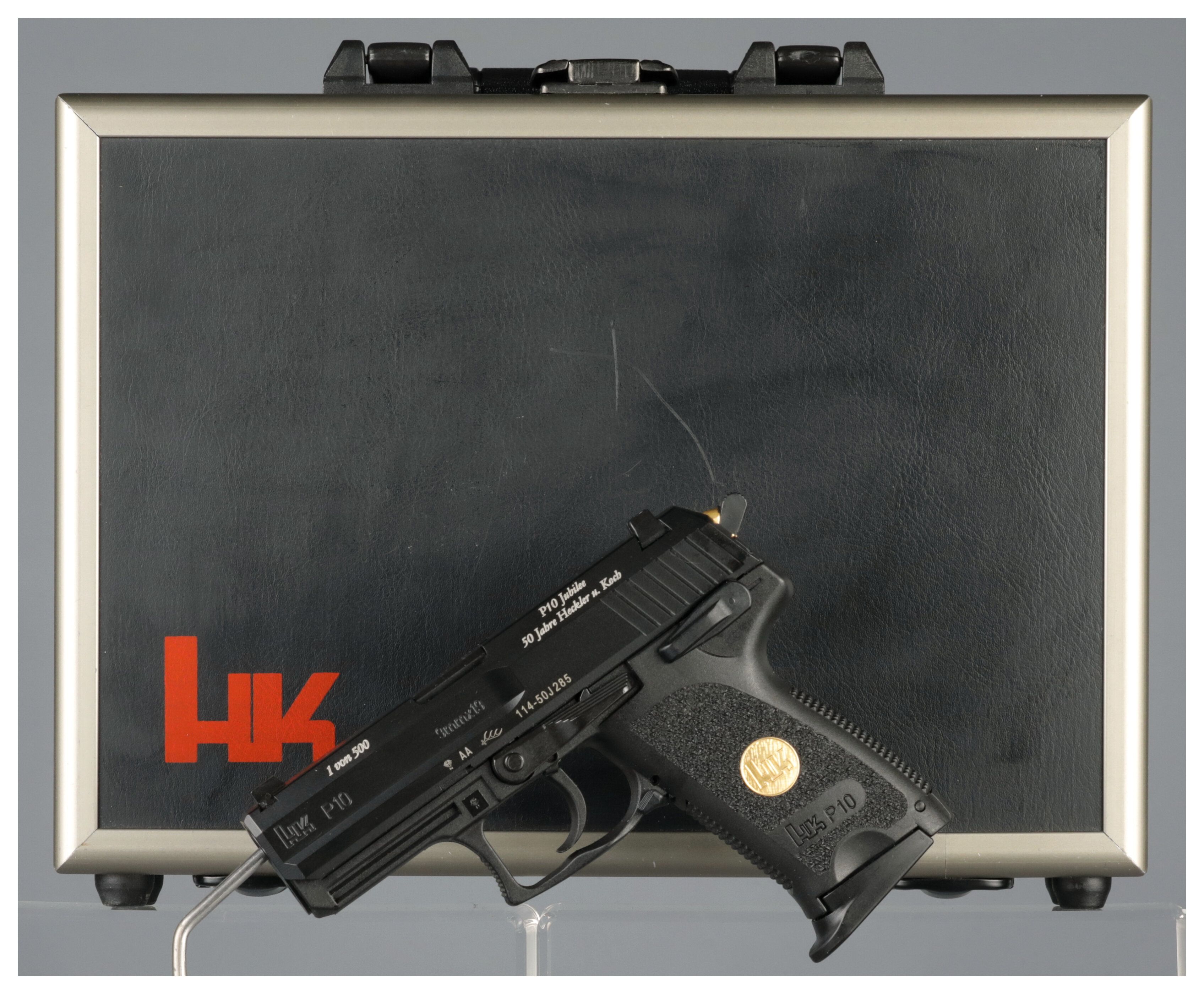 Heckler & Koch P10 Jubilee Semi-Automatic Pistol with Case | Rock Island Auction