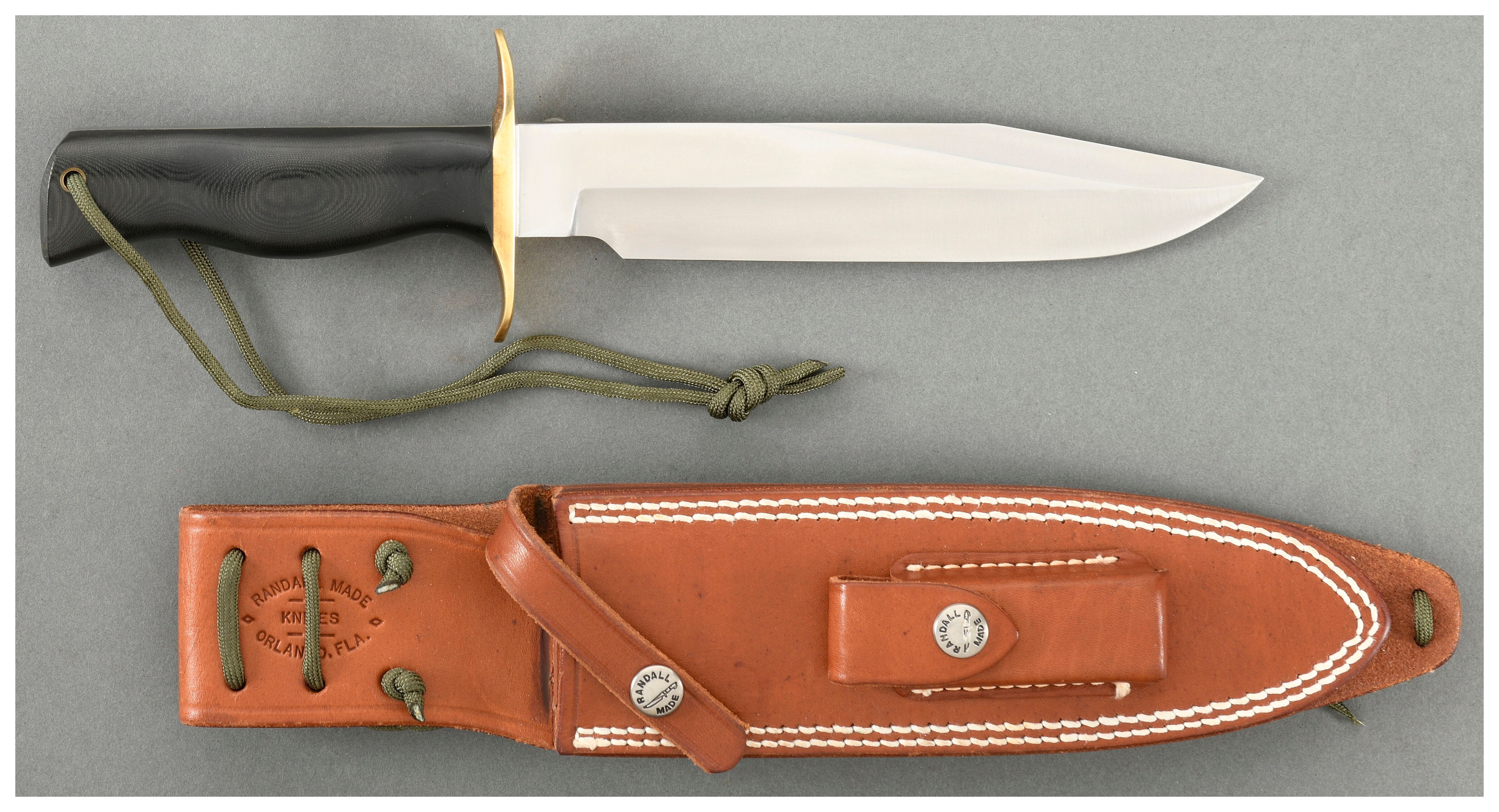 Randall Model 14 Attack Knife with Sheath | Rock Island Auction