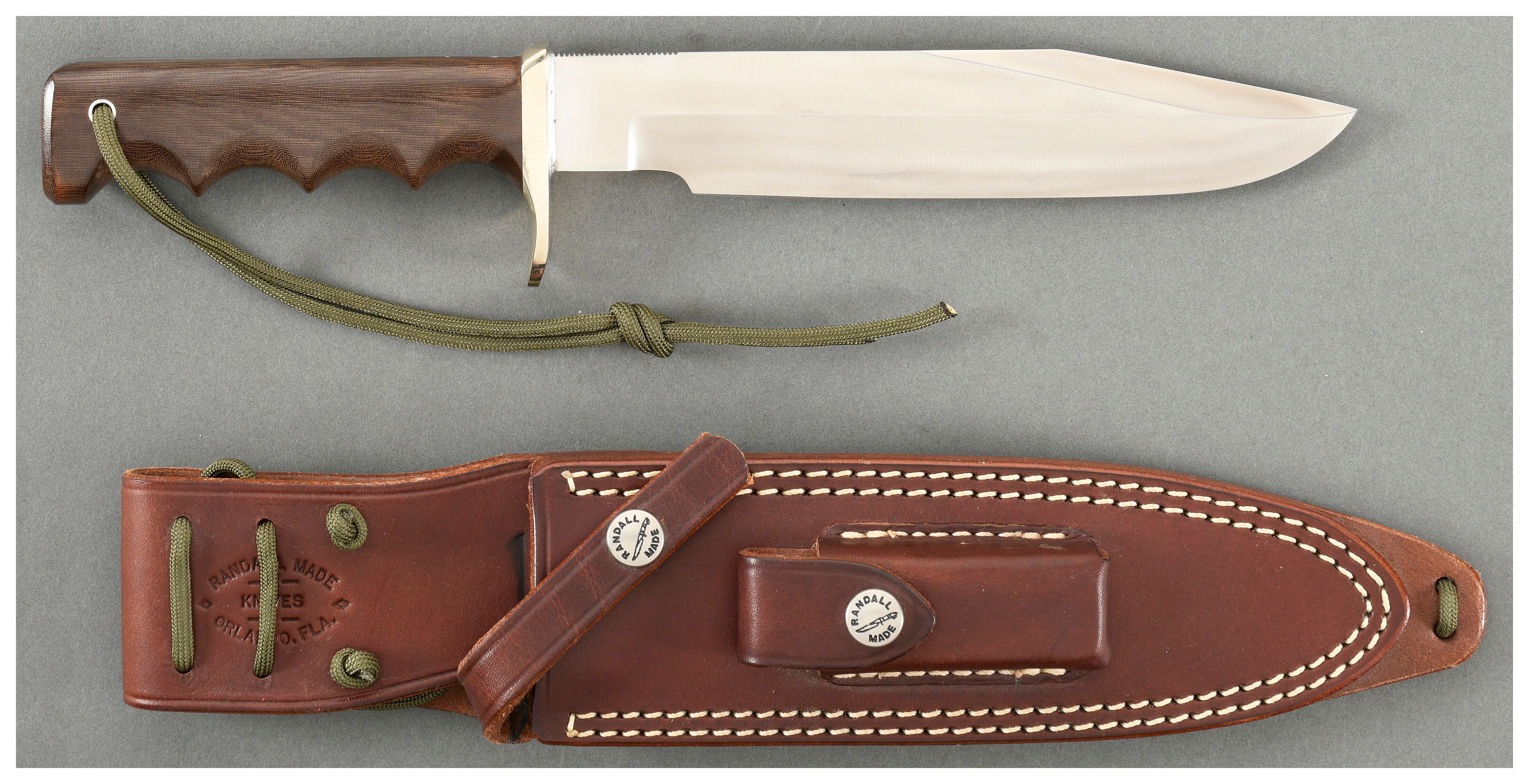 Randall Model 14 Attack Knife with Sheath | Rock Island Auction