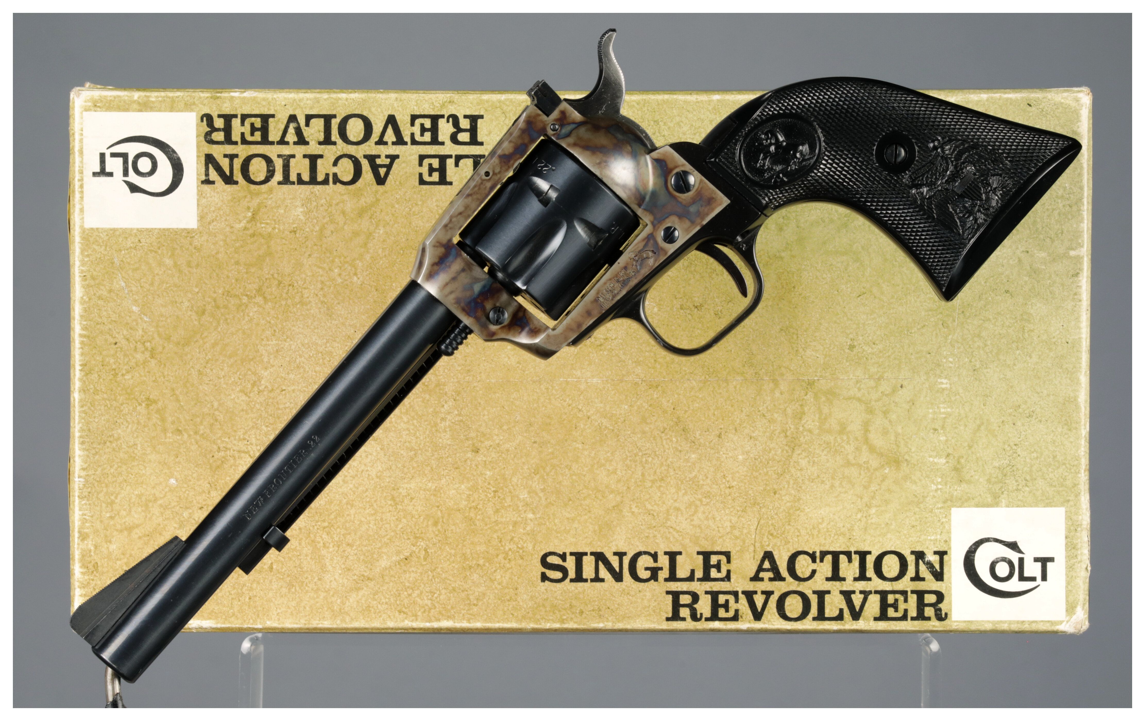 Colt New Frontier .22 Single Action Revolver with Box | Rock Island Auction