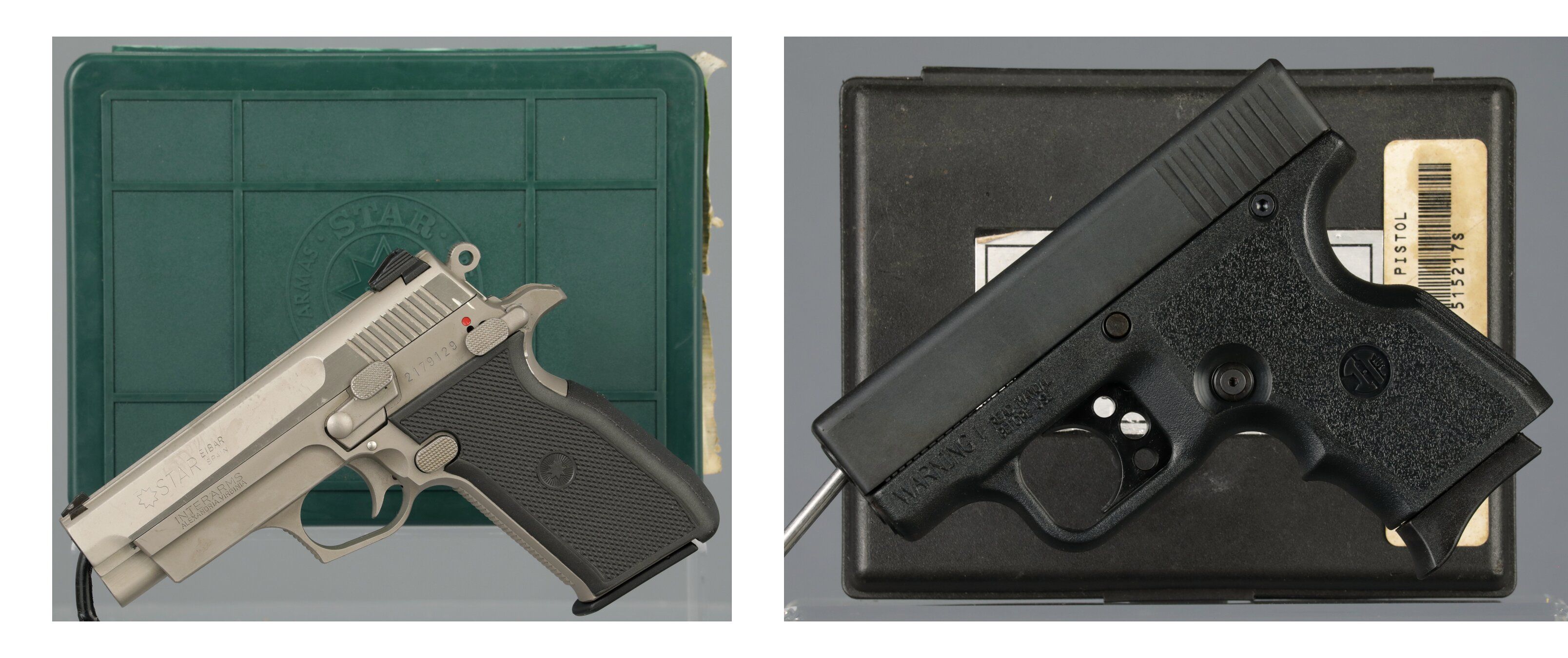 Two Semi-Automatic Pistols with Cases | Rock Island Auction