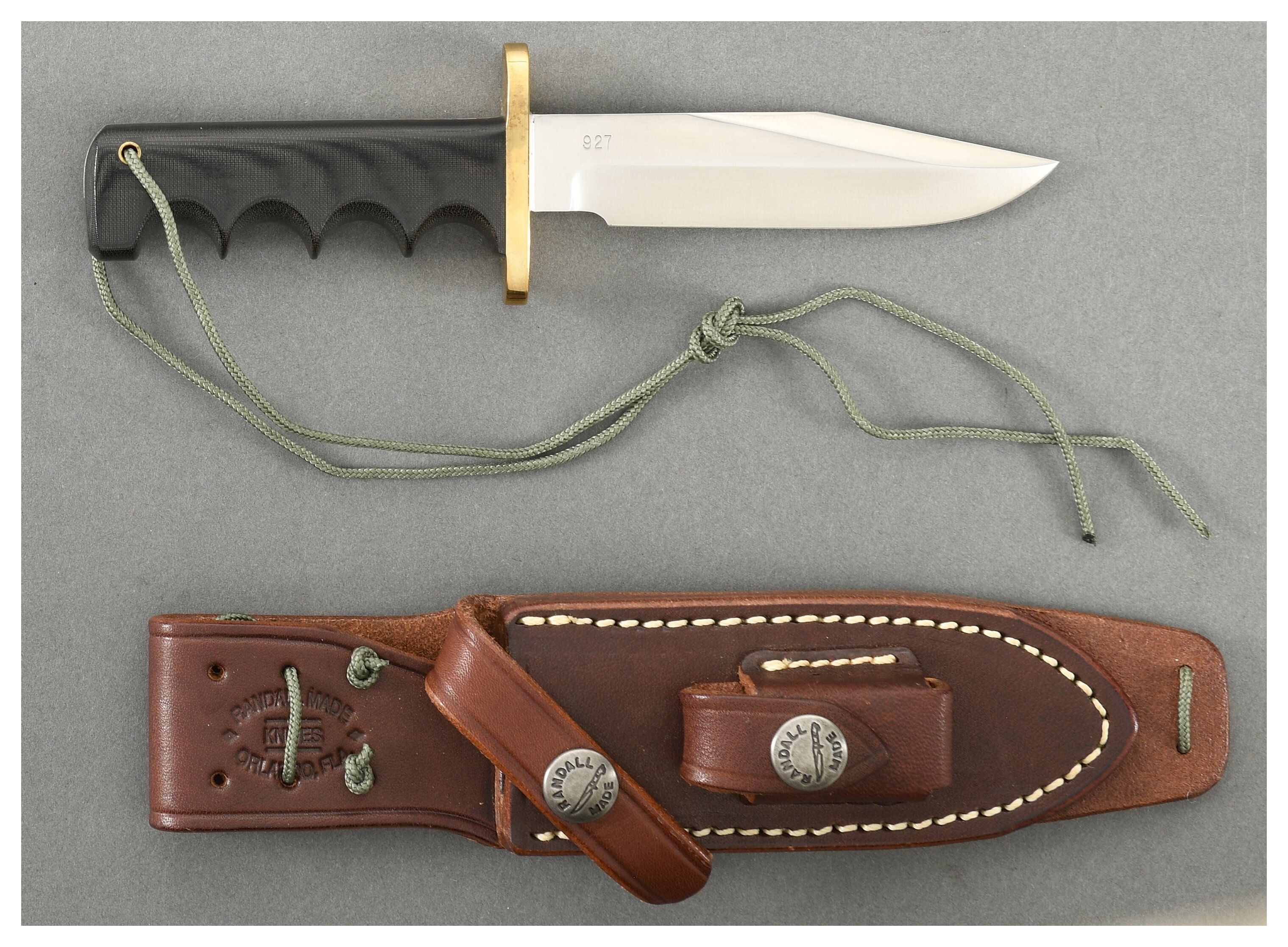 Randall Model 14 Attack Miniature Knife with Sheath | Rock Island Auction