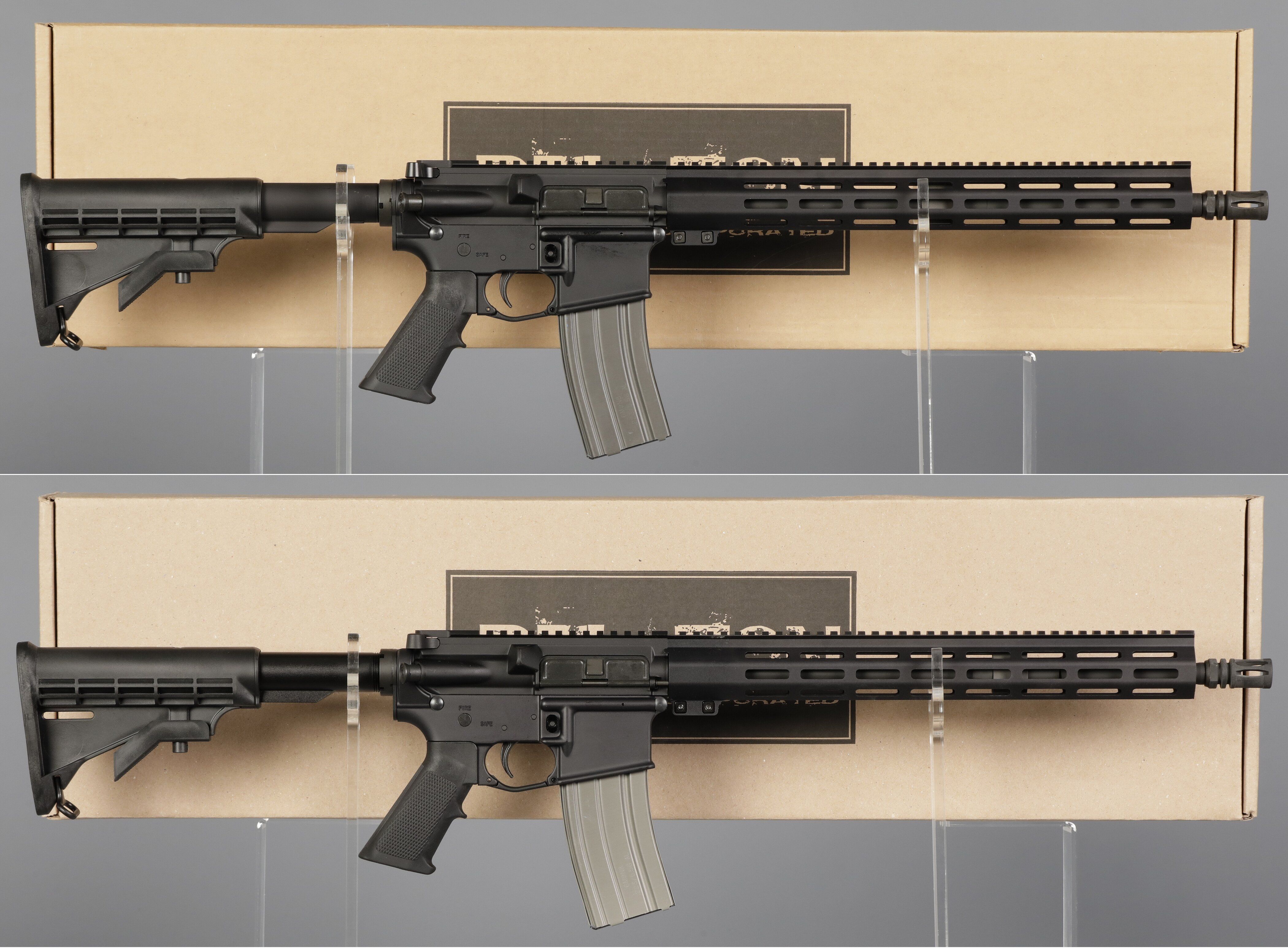 Two Del-Ton DTI-15 Semi-Automatic Rifles with Boxes | Rock Island Auction